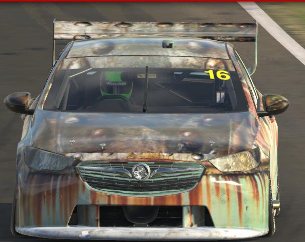 Supercars Holden ZB Commodore rat rod by Andrew Hofmann - Trading Paints