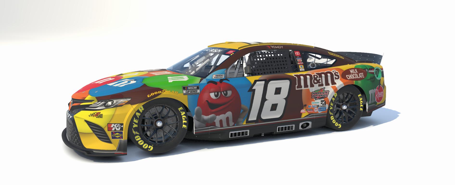 2022 Kyle Busch M&Ms Next Gen Camry (No Number) Concept (Gen 6 ...