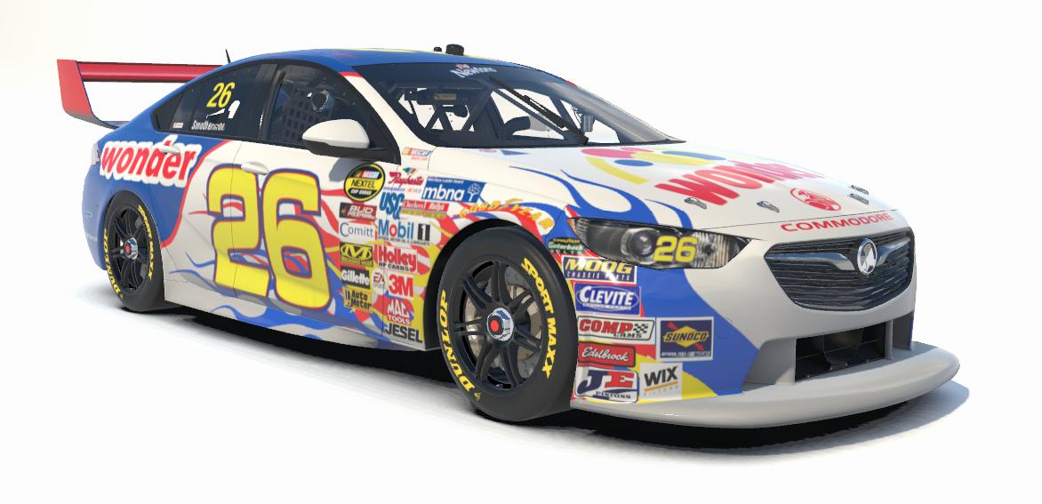 Ricky Bobby #26 Wonder Bread Car by Matthew Smothermon - Trading Paints