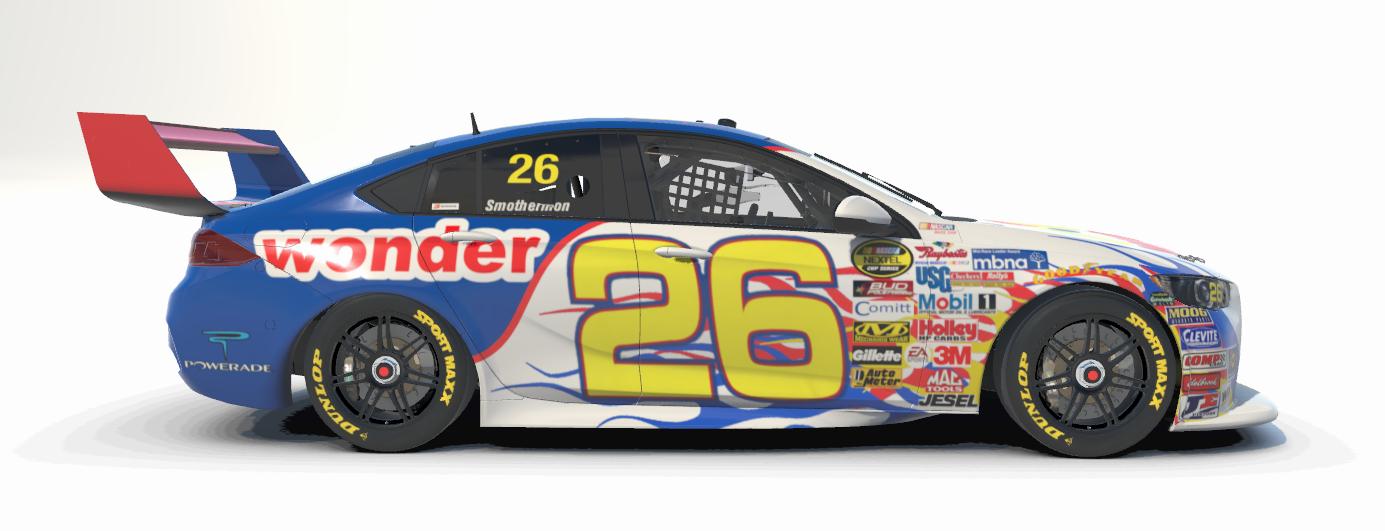 Ricky Bobby #26 Wonder Bread Car by Matthew Smothermon - Trading Paints