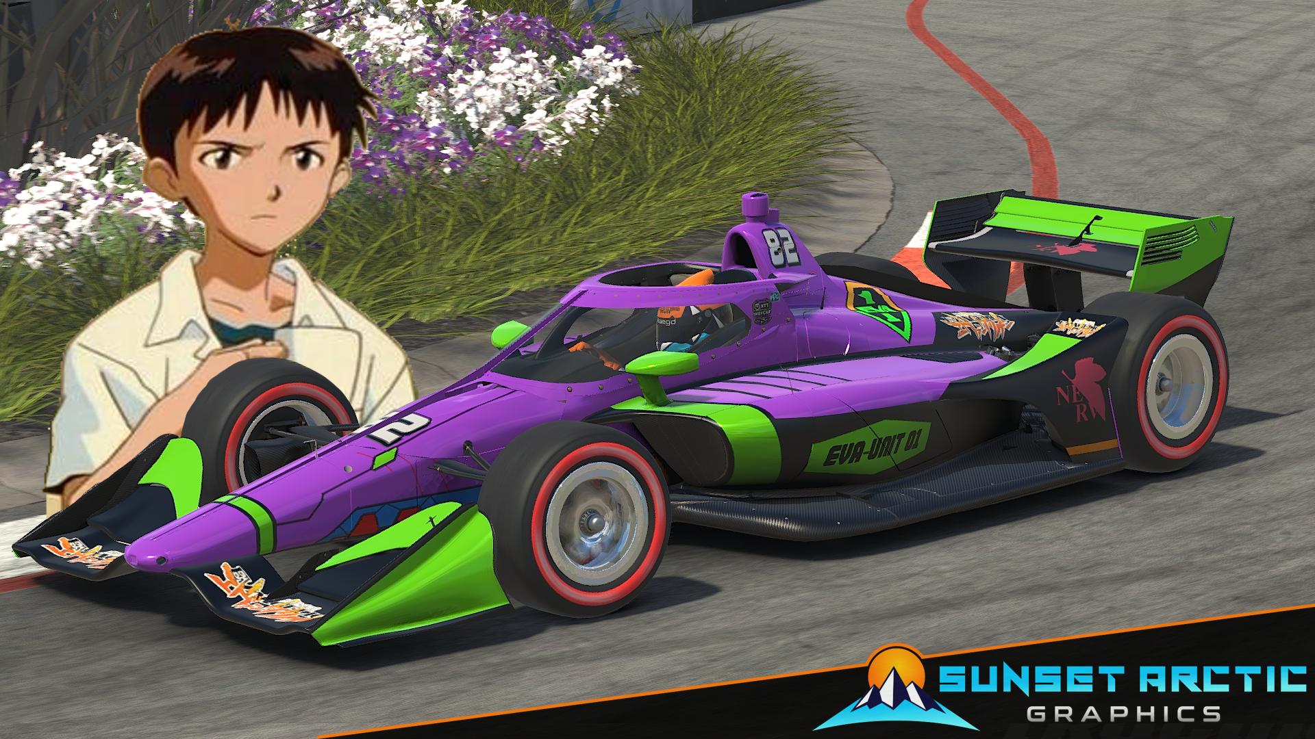 EVA-01 Neon Genesis Evangelion IndyCar Concept by Dakota DeMaegd ...