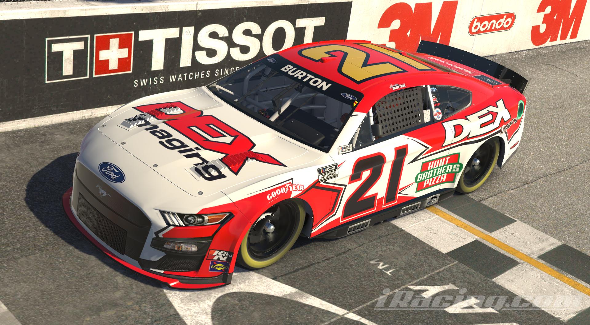 Fictional 2022 Harrison Burton DEX Imaging NASCAR Cup Series Ford ...