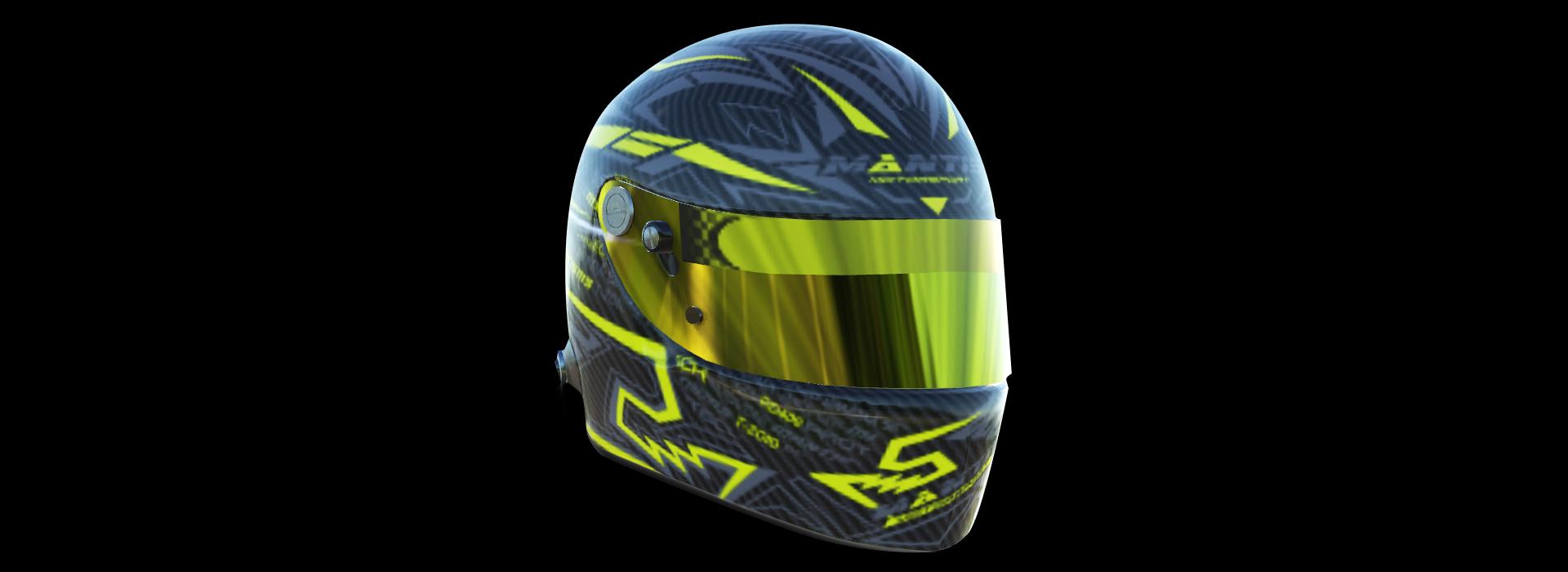Helmet STEALTH YELLOW by Kirk S. - Trading Paints