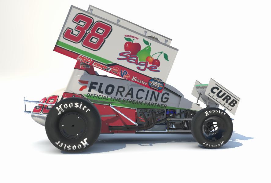 Flo Racing Sage Fruit PSR Designs Concept by Garrett Poe - Trading Paints