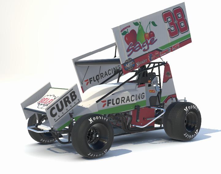 Flo Racing Sage Fruit PSR Designs Concept by Garrett Poe - Trading Paints