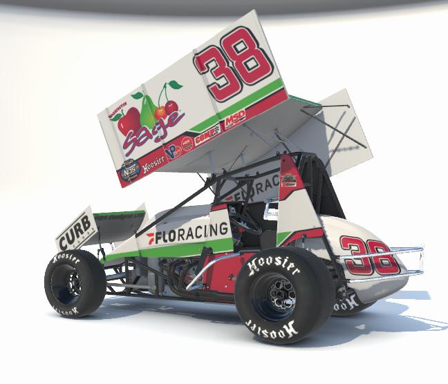 Flo Racing Sage Fruit PSR Designs Concept by Garrett Poe - Trading Paints