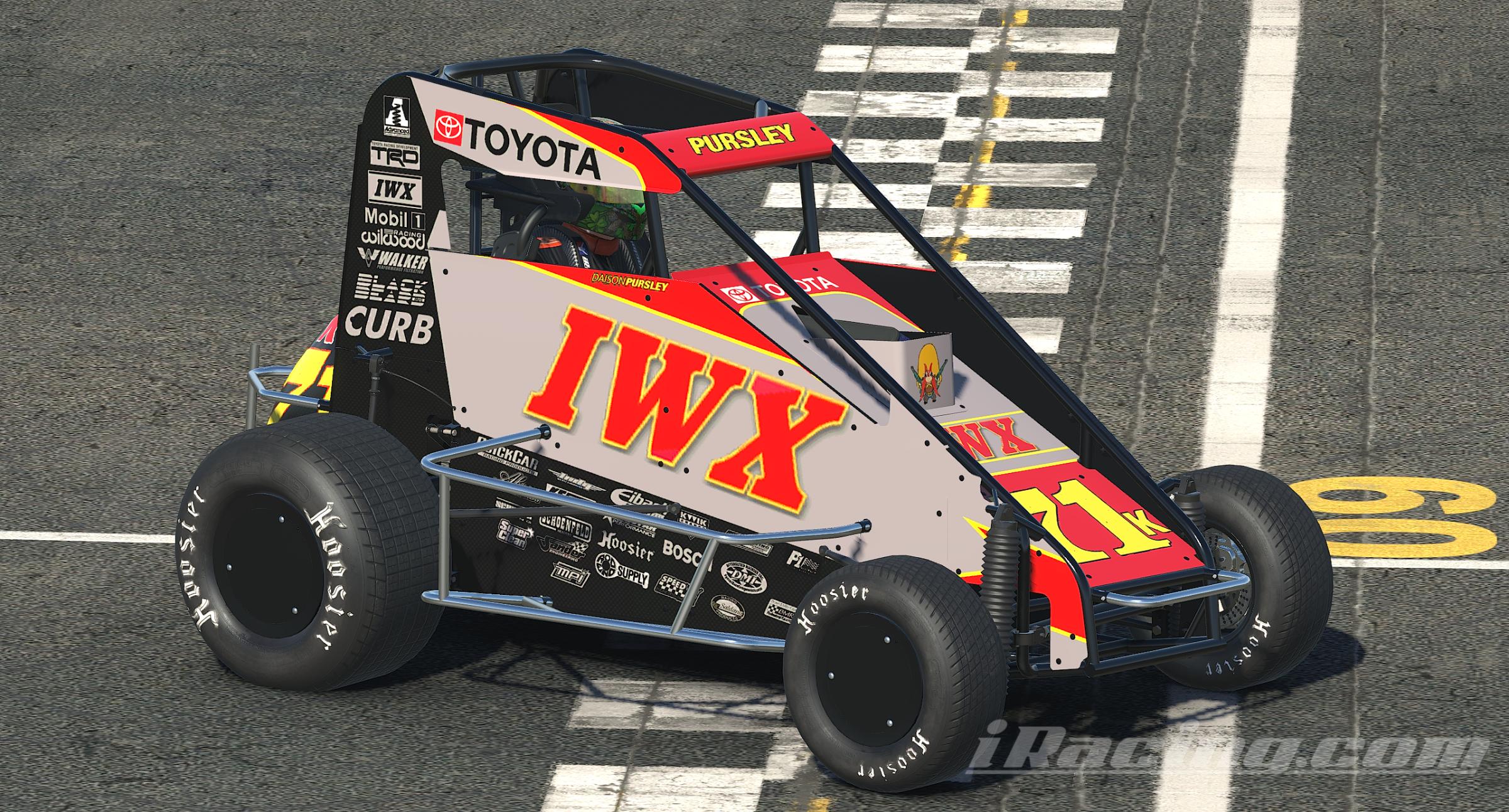 Daison Pursley 2021 USAC Midget IWX Truck Freight KKM 71k by Jake Boyer ...