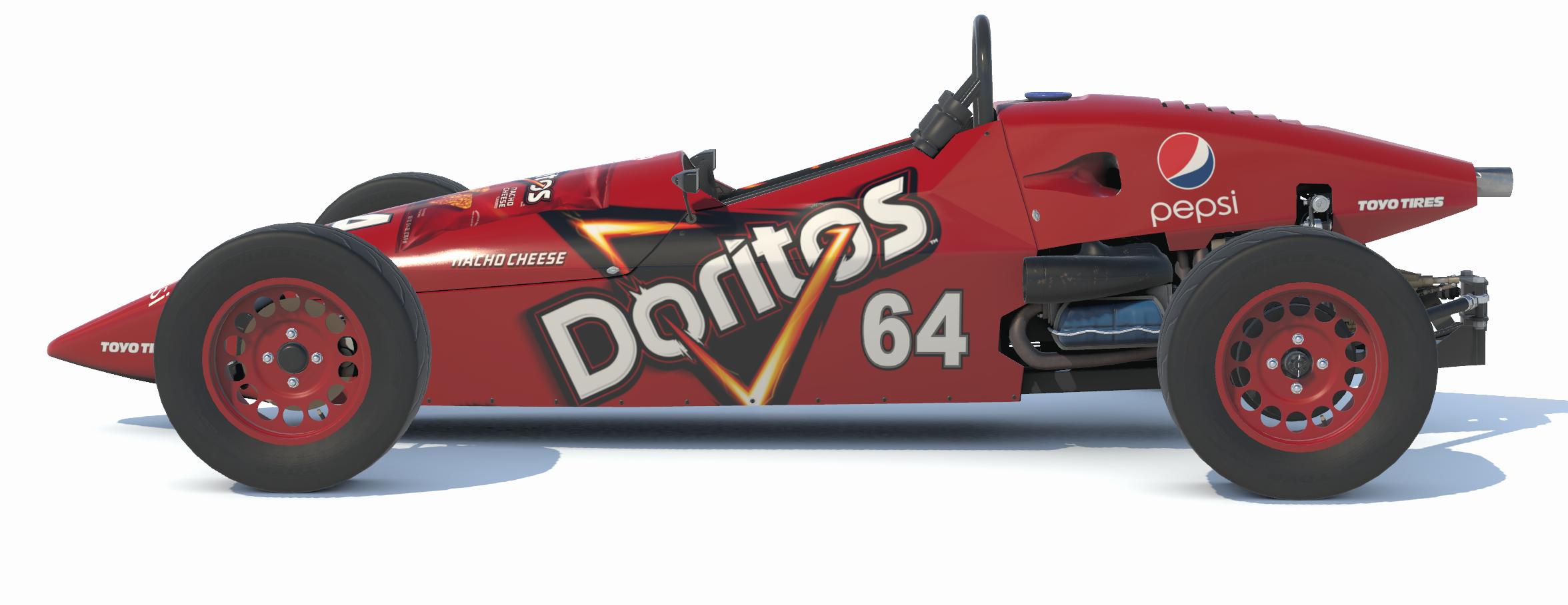 Formula Vee Doritos Nacho Cheese 2021 by Johnny McNamara - Trading Paints