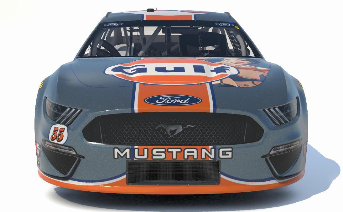 Gulf Racing Fuels NASCAR Cup Series Ford Mustang Silver version by ...