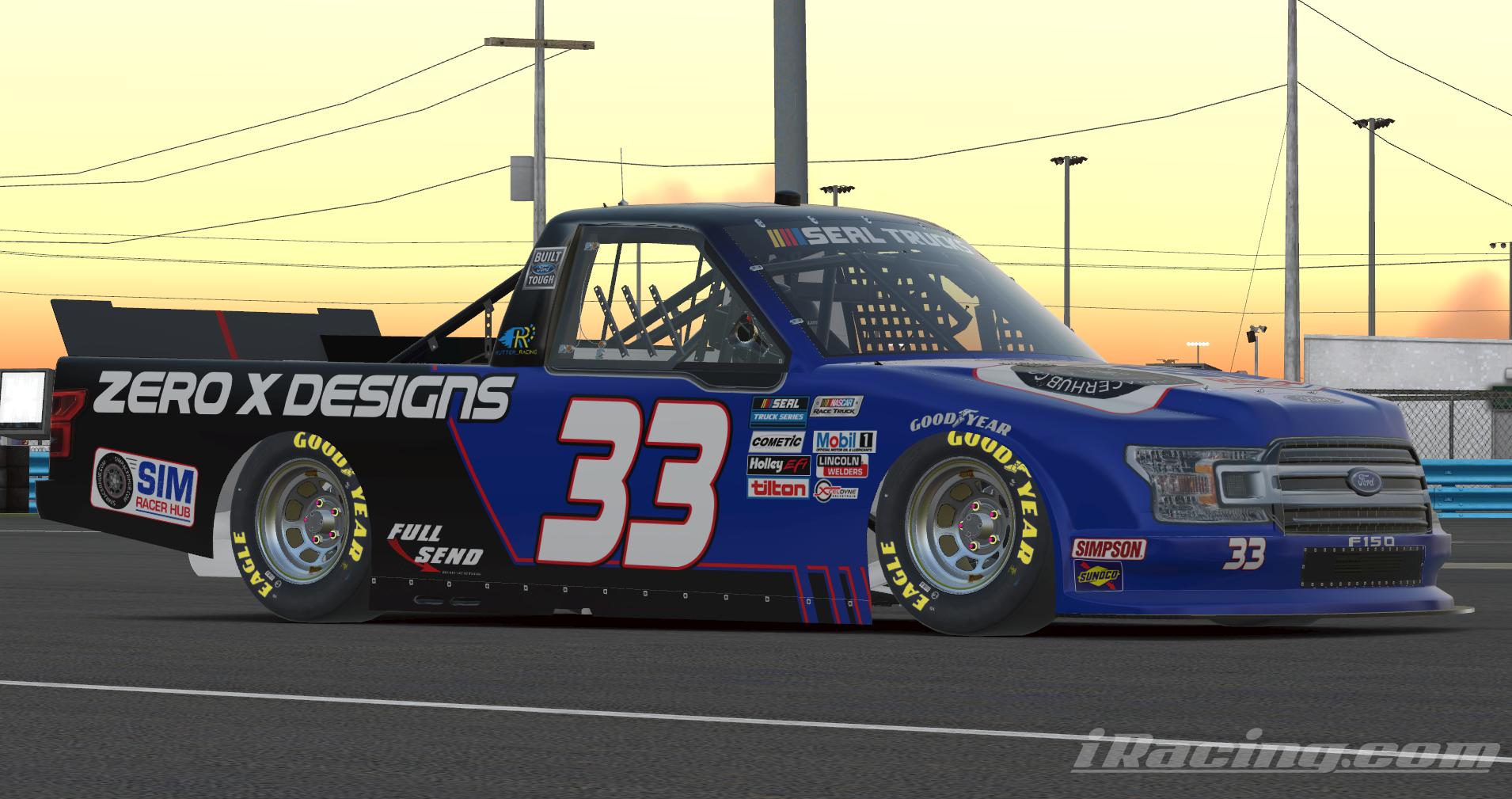 Sim Racer Hub/Zero X Designs Ford F-150 No Custom # by Justin Lumpkin ...