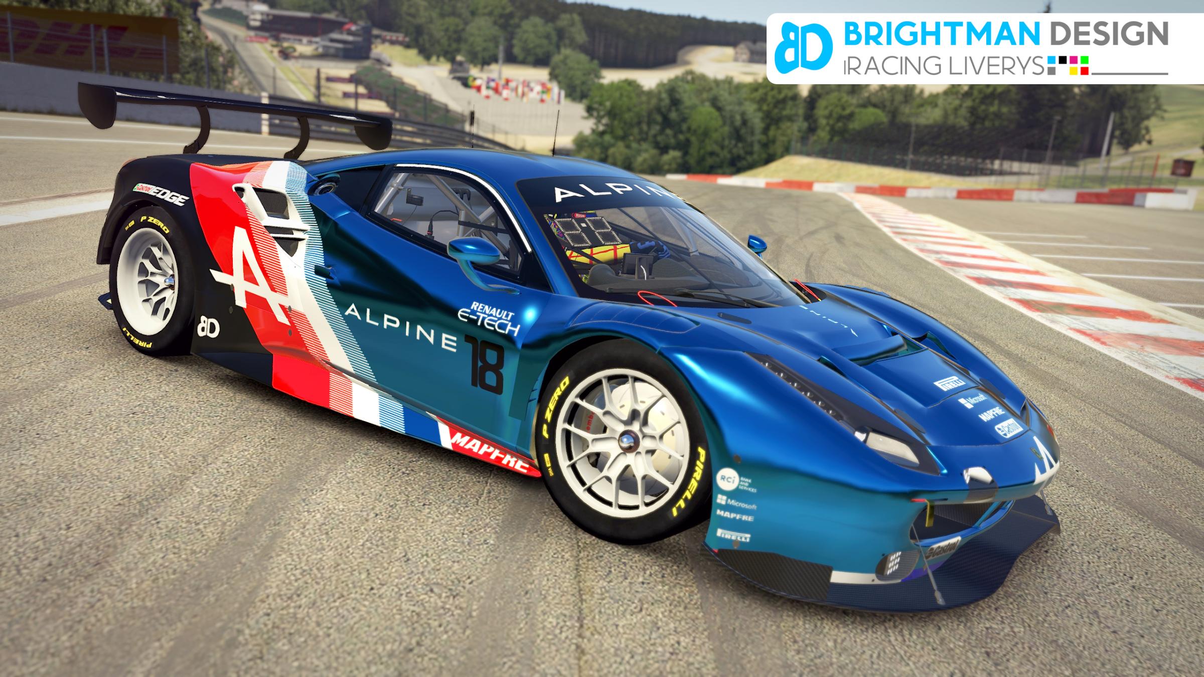 F488 GT3 Evo 2020 | Alpine by Leon H. - Trading Paints