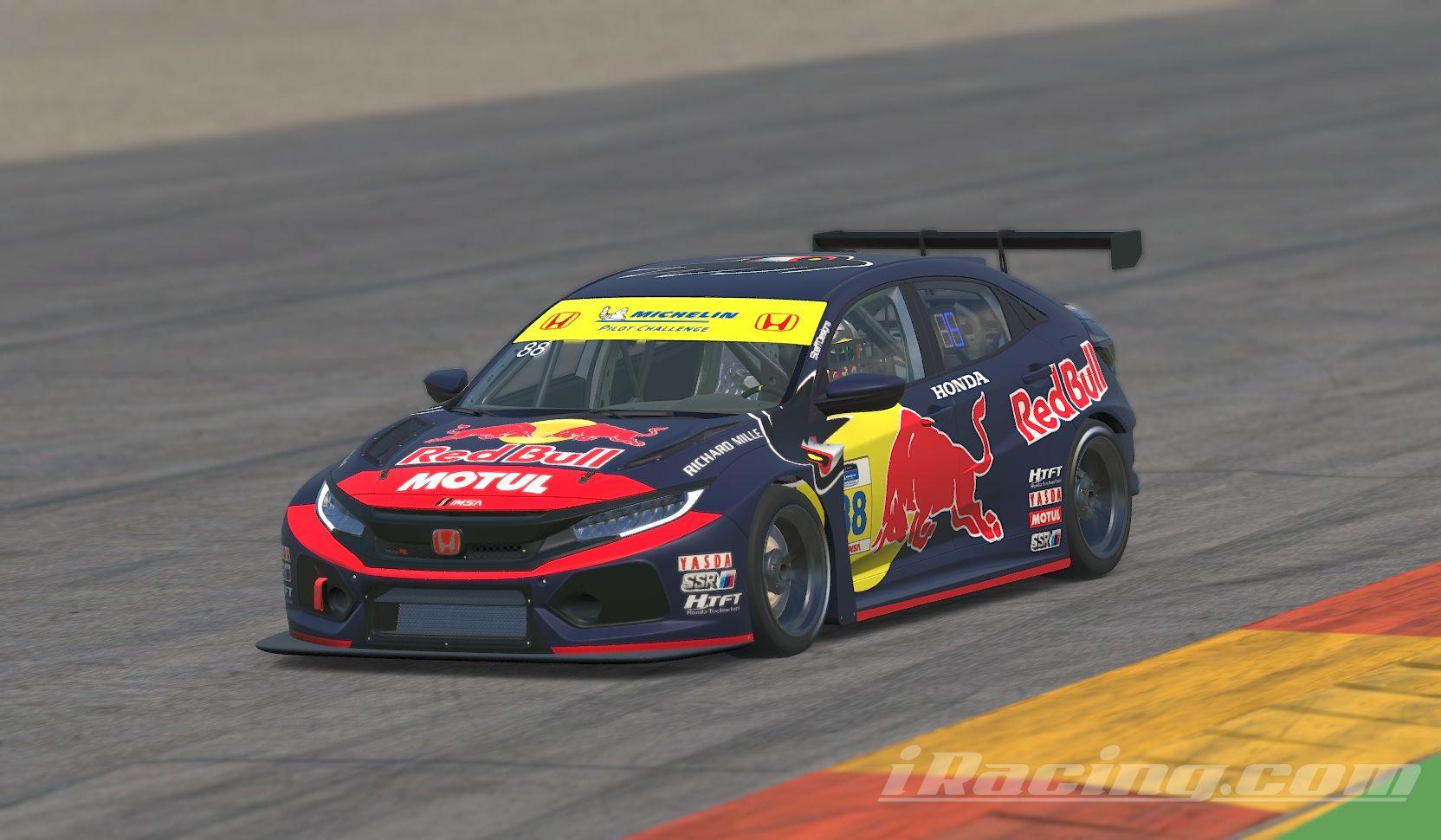 RED BULL Mugen Honda Civic Type R by Stephane Parent - Trading Paints