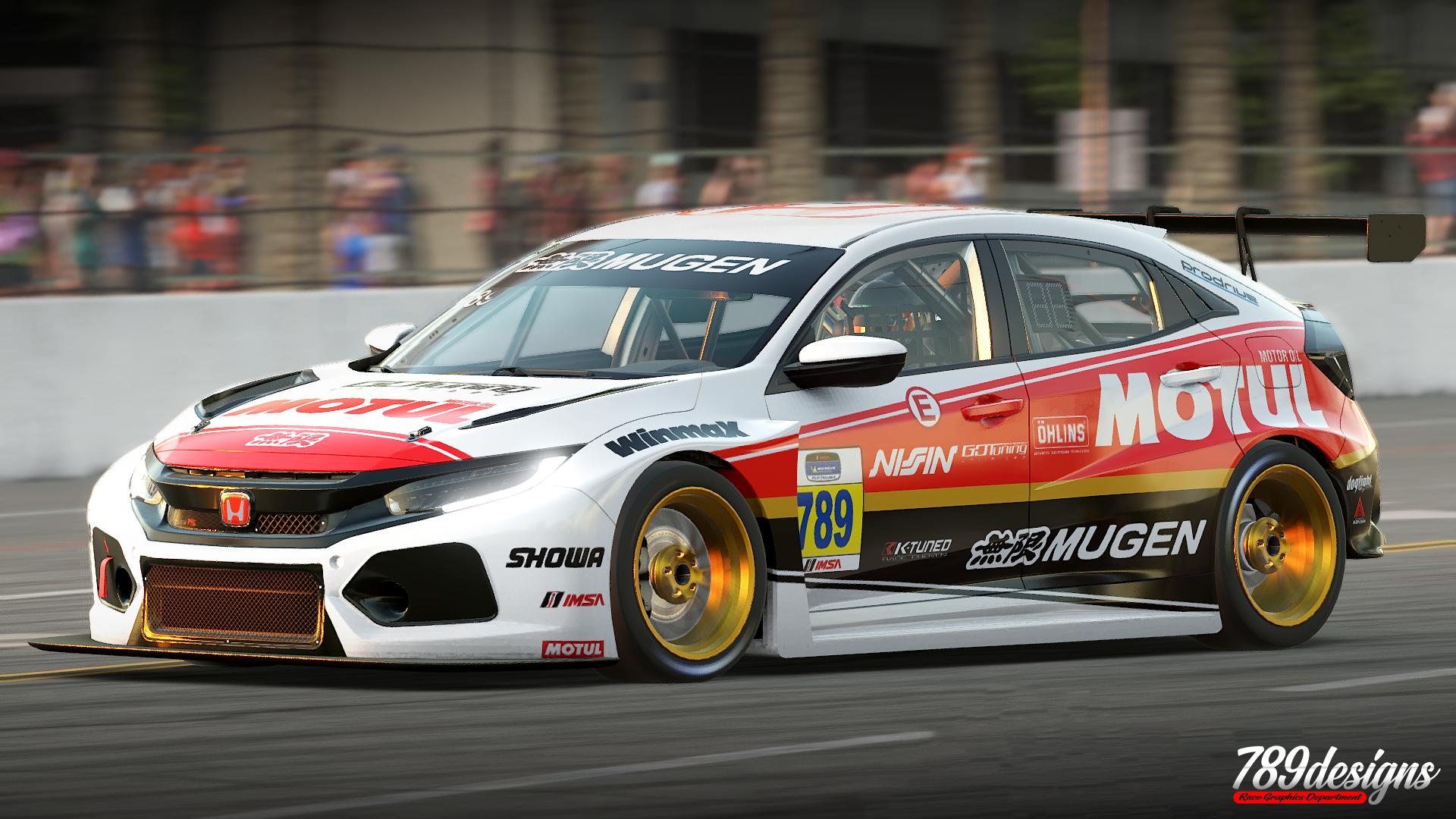 Motul/Mugen Honda Civic Type R by Garrett Marshall - Trading Paints