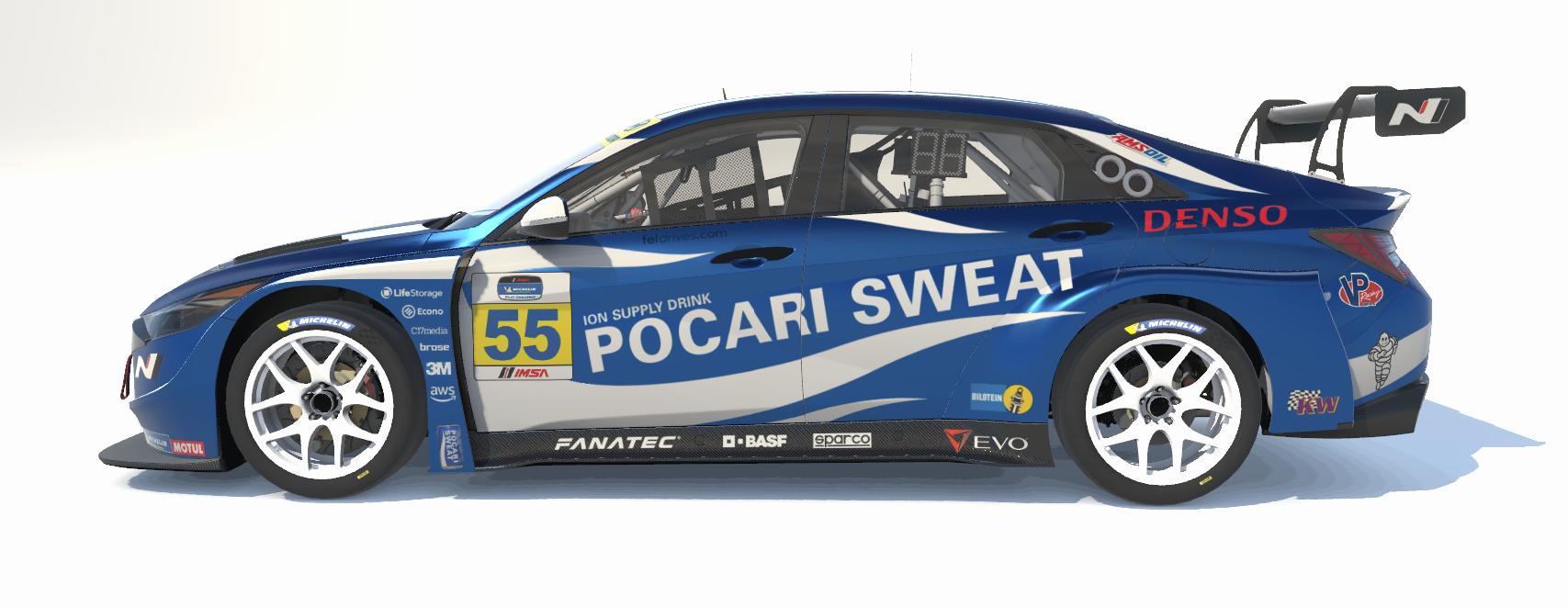 Pocari Sweat - Metallic Blue (Fantasy Livery) by Brett A Gardner ...