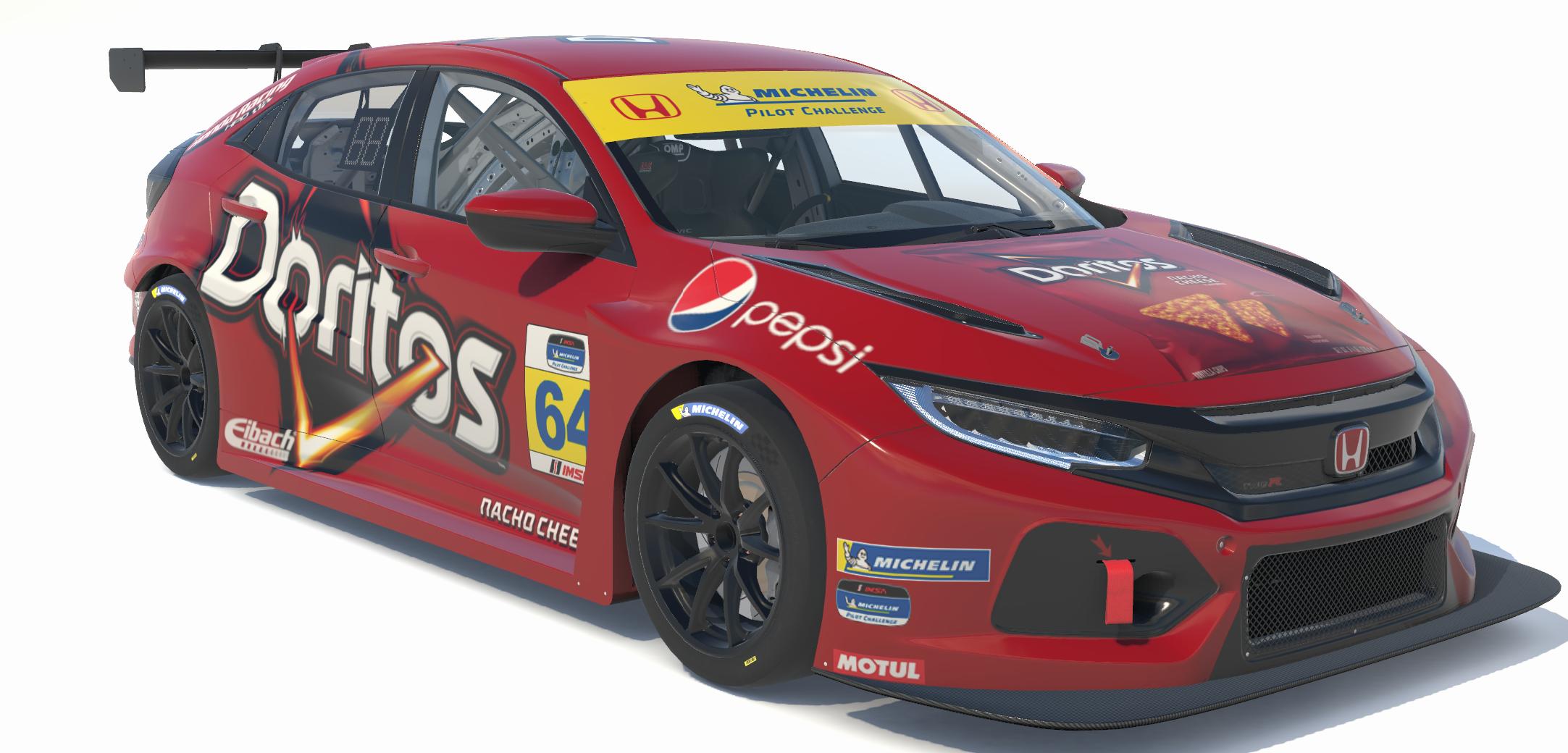 Honda Civic Type R Team Doritos Nacho Cheese 2021 by Johnny McNamara ...