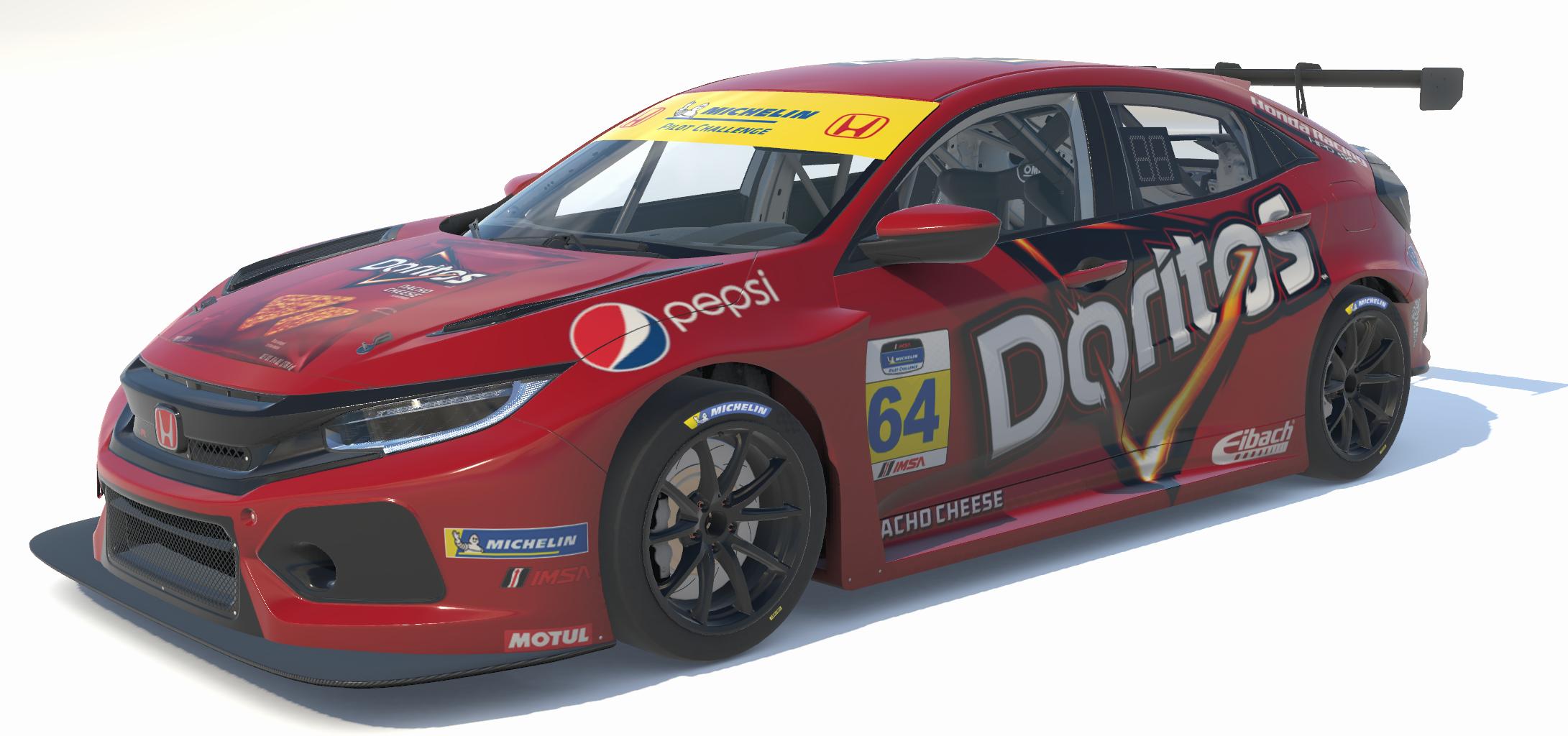 Honda Civic Type R Team Doritos Nacho Cheese 2021 by Johnny McNamara ...