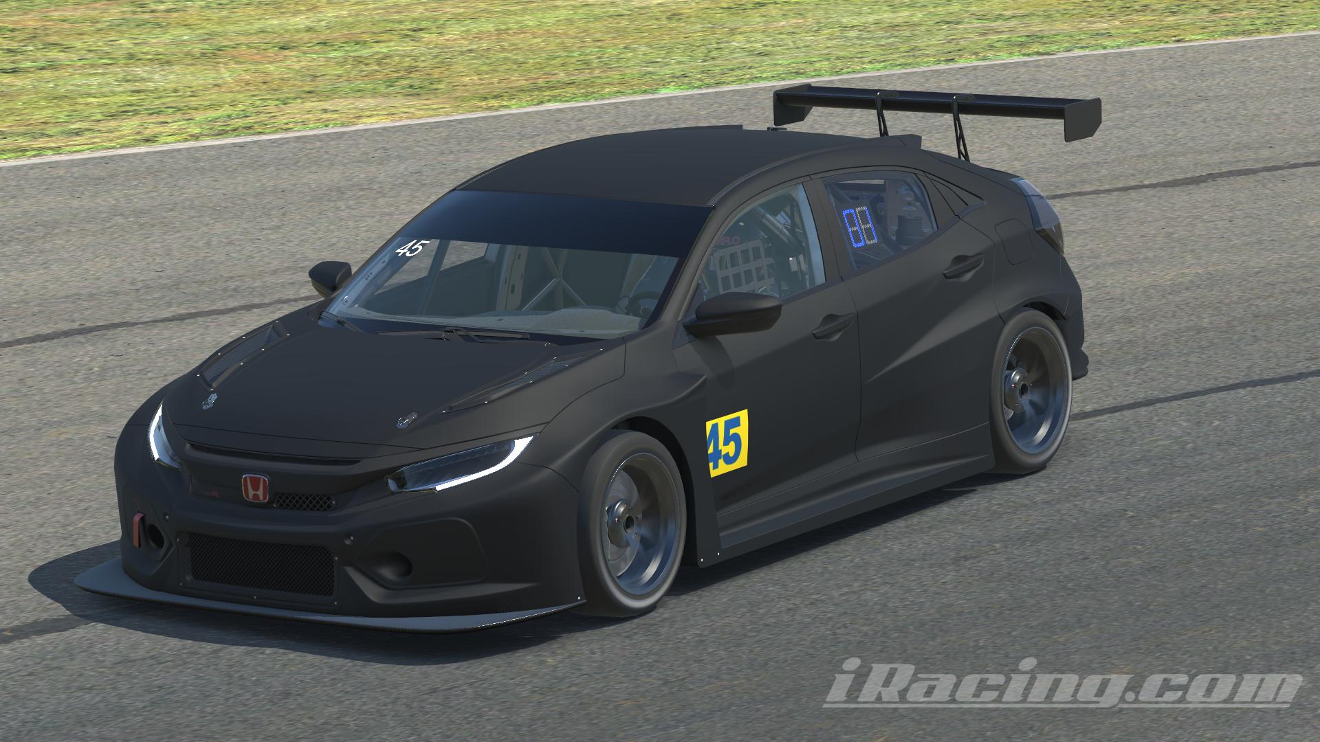 Matte Black Test Car Honda Civic Type R by Ken Huff - Trading Paints