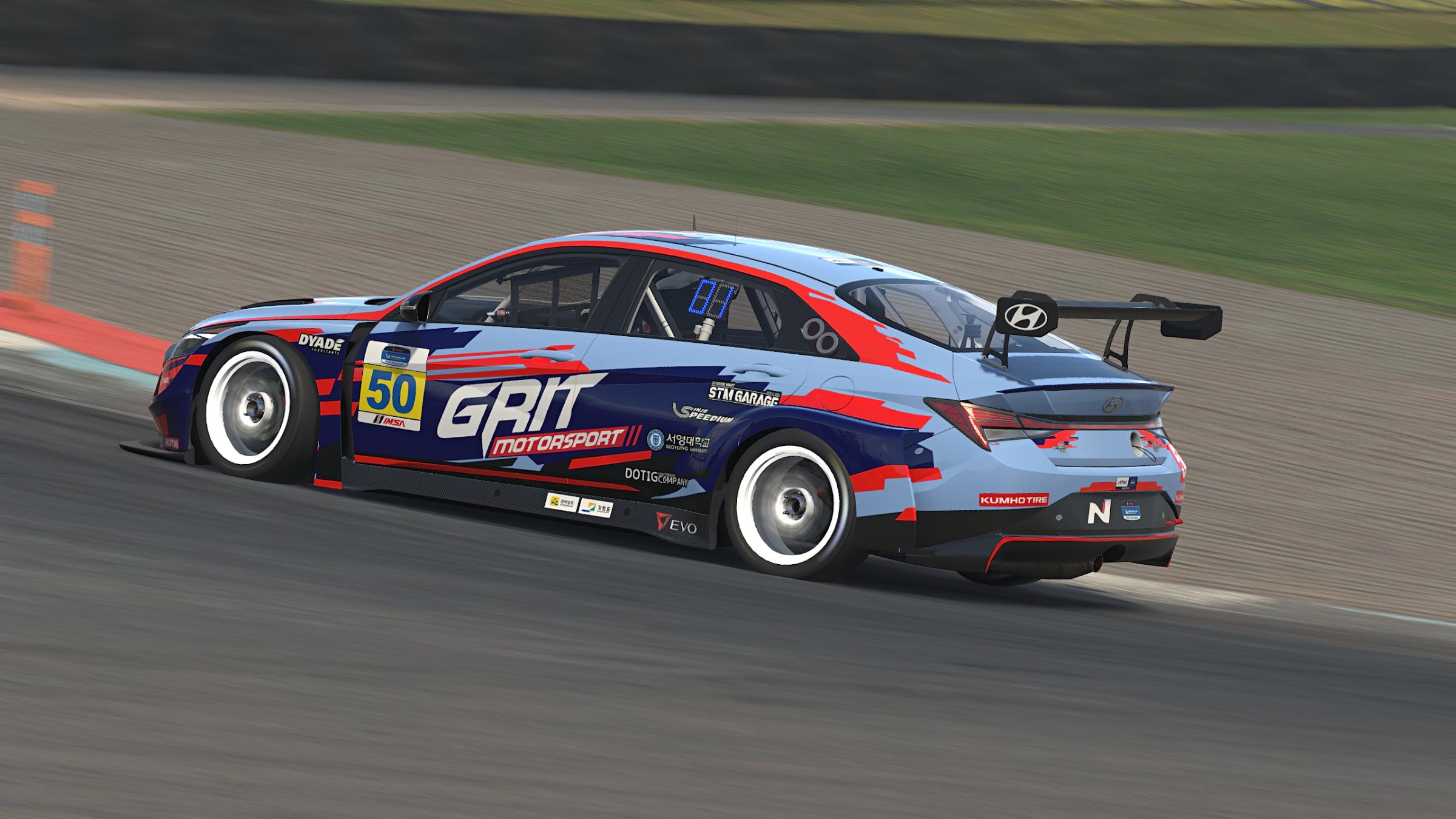 CJ Super Race 2021 Grit Motorsport GT-1 #50 by Chanmin Lee - Trading Paints