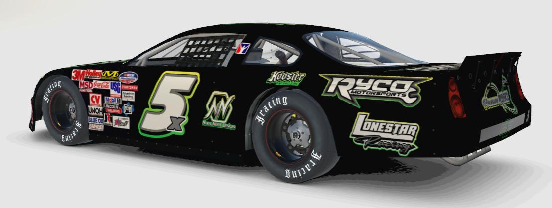 Brandon Minnick #5 Asphalt Late by Triston Sikes - Trading Paints