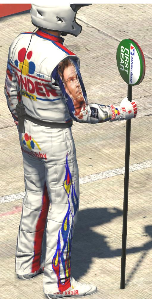 Wonder Bread Ricky Bobby Driver Suit by Todd Schwarz - Trading Paints