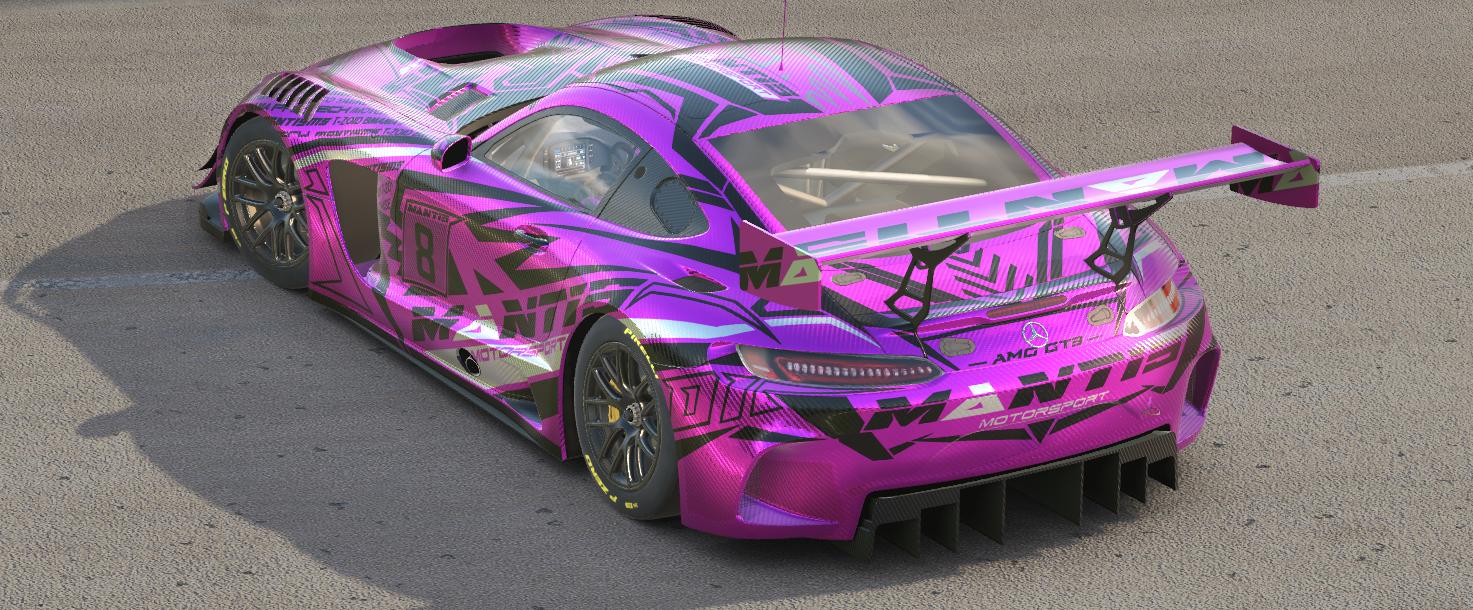 Mercedes AMG GT3 HOT PINK CHROME 2 by Kirk S. - Trading Paints