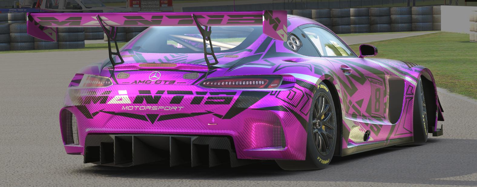 Mercedes AMG GT3 HOT PINK CHROME 2 by Kirk S. - Trading Paints
