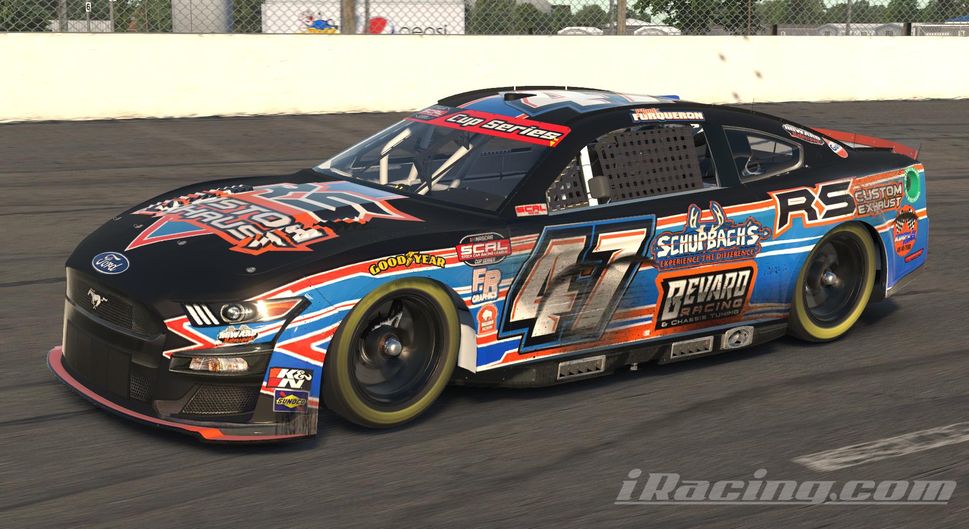 Manix Furqueron 2022 SCAL NASCAR Ford Mustang Raced Version by Jason ...