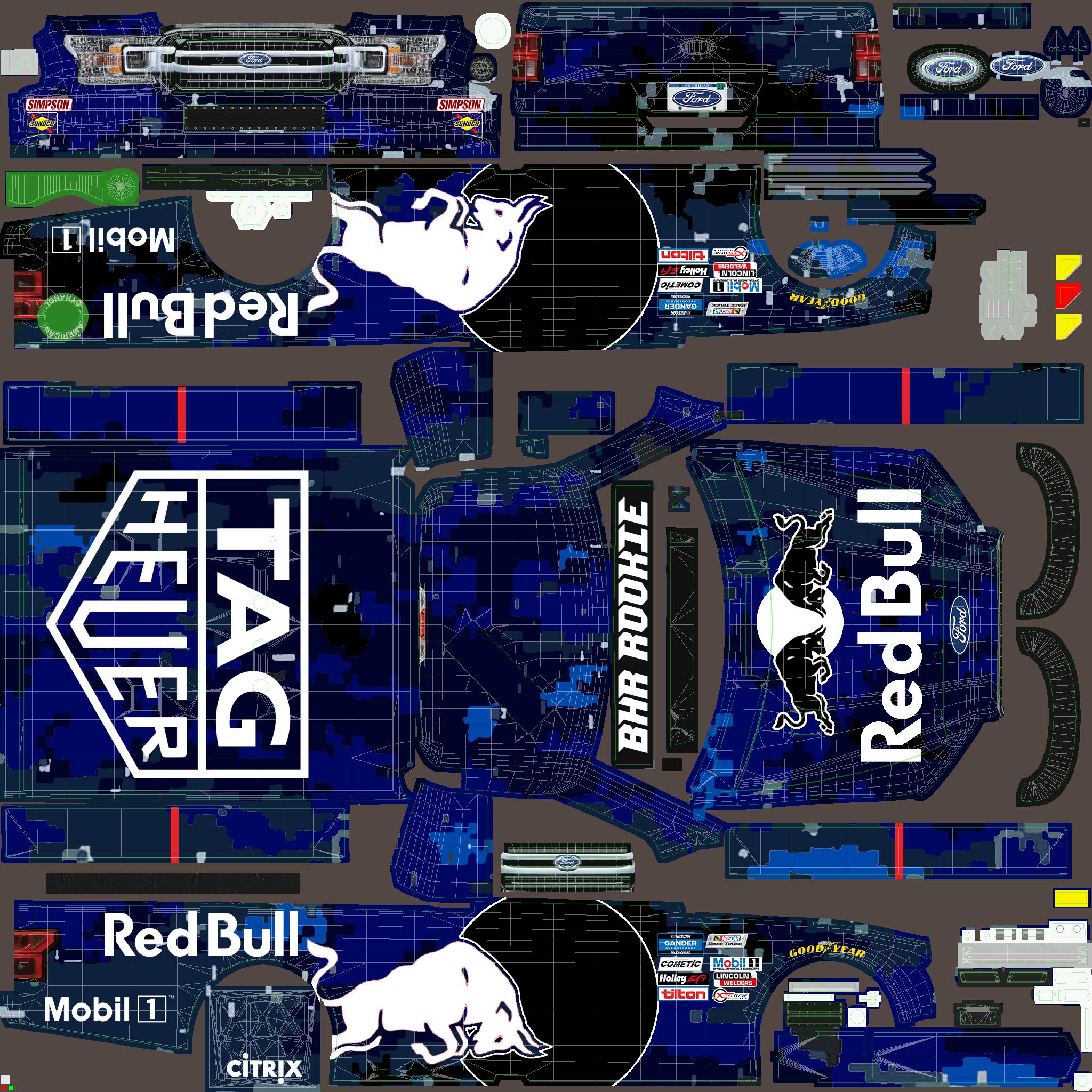 Redbull 2018 test paint by Willem Pretorius - Trading Paints