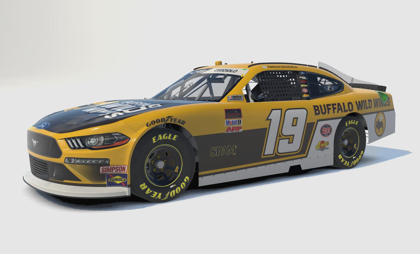 Buffalo Wild Wings NASCAR Xfinity Ford Mustang by Travis Cedzidlo ...