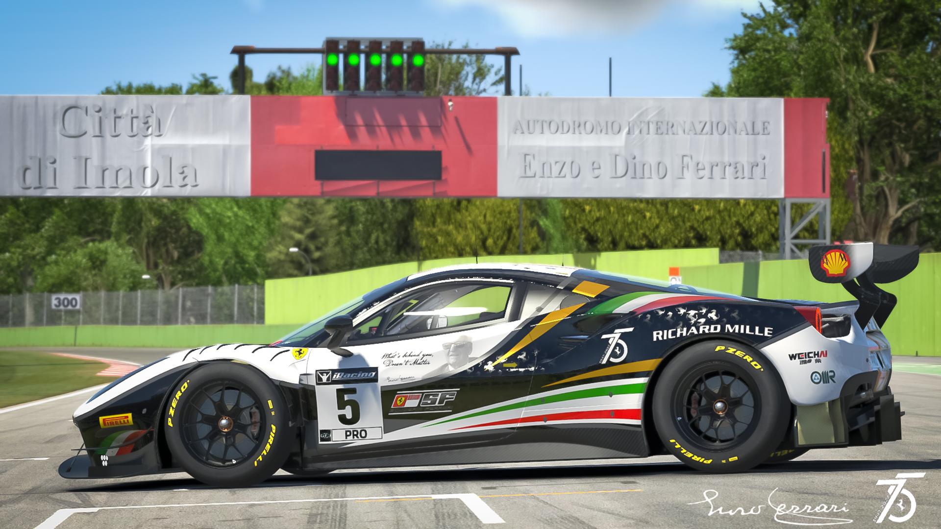 Ferrari 75th Anniversary by Paul Mansell - Trading Paints