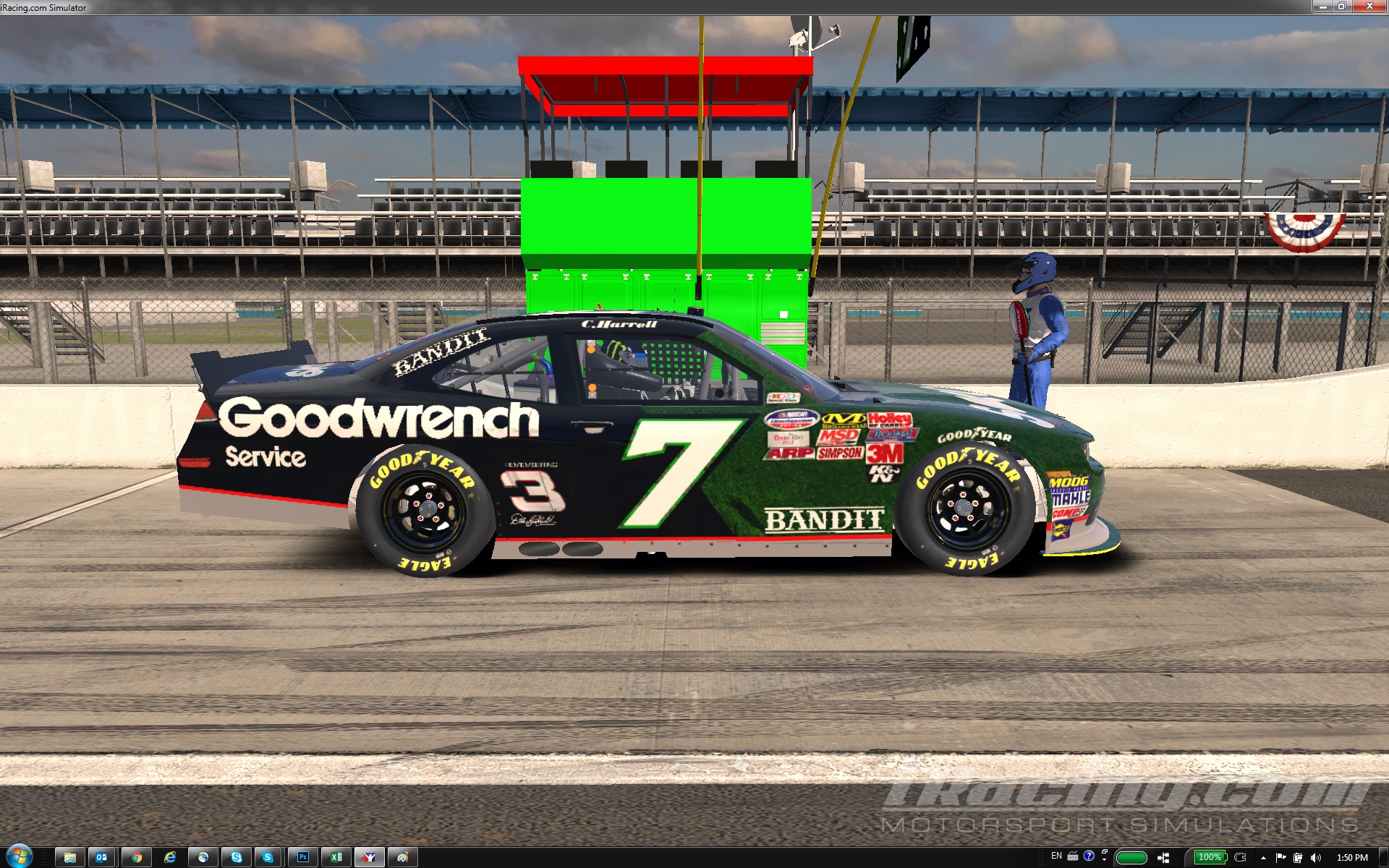 Chuck Harrell Special Split Goodwrench/Skoal Camaro by Luis Salmaso ...