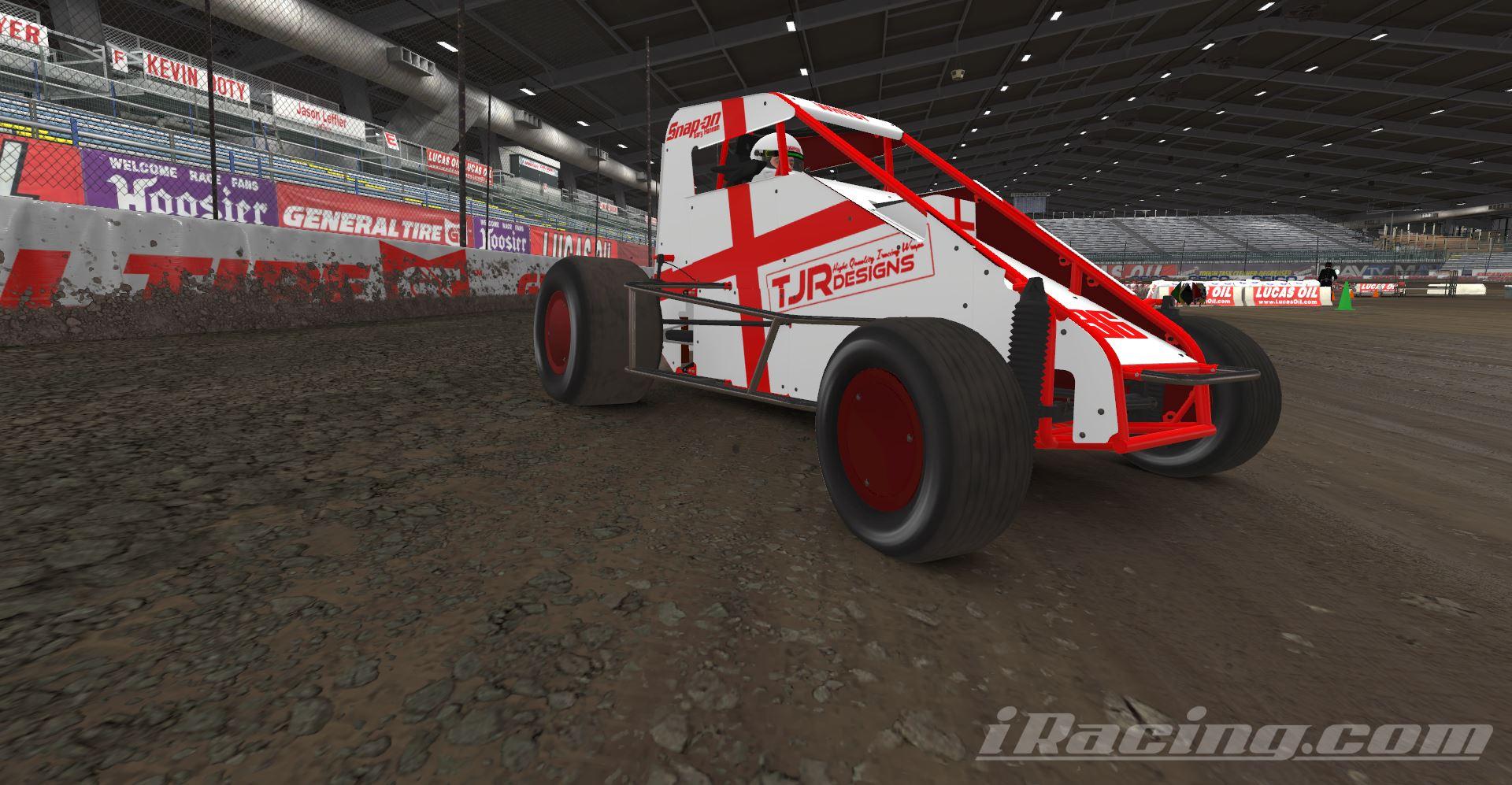 English flag Midget Wrap For Charlie Whitby by Austin J. - Trading Paints