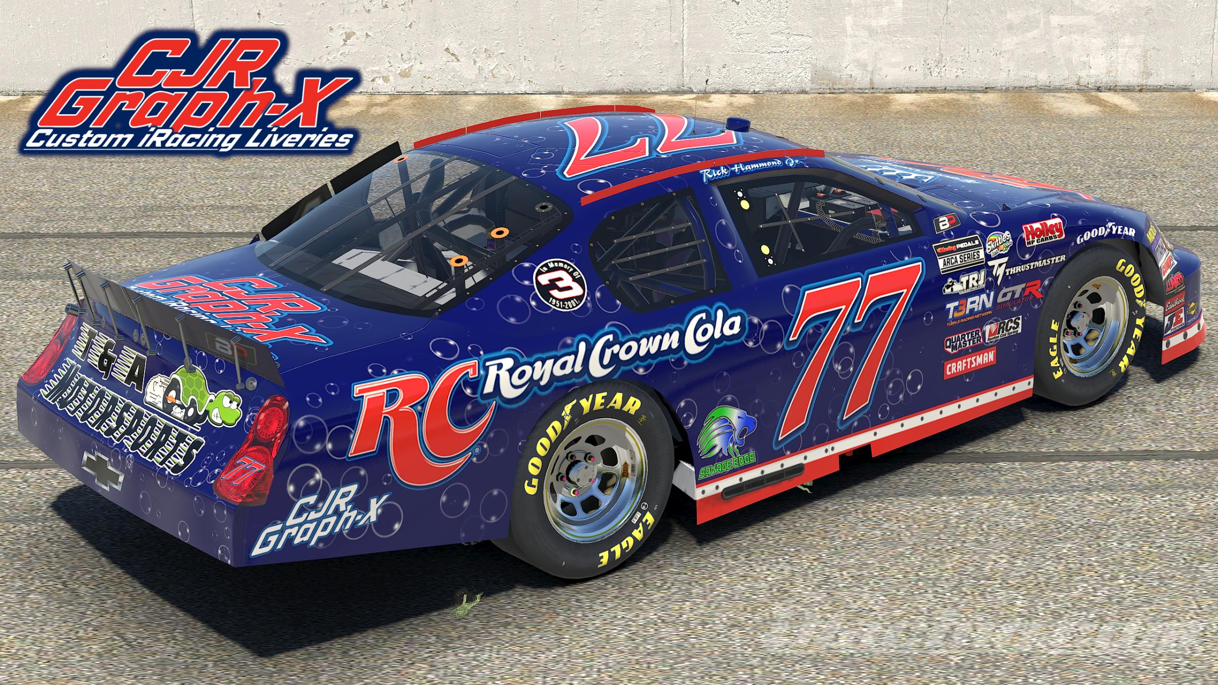 RC Cola ARCA custom #77 by Corey Rutherford - Trading Paints