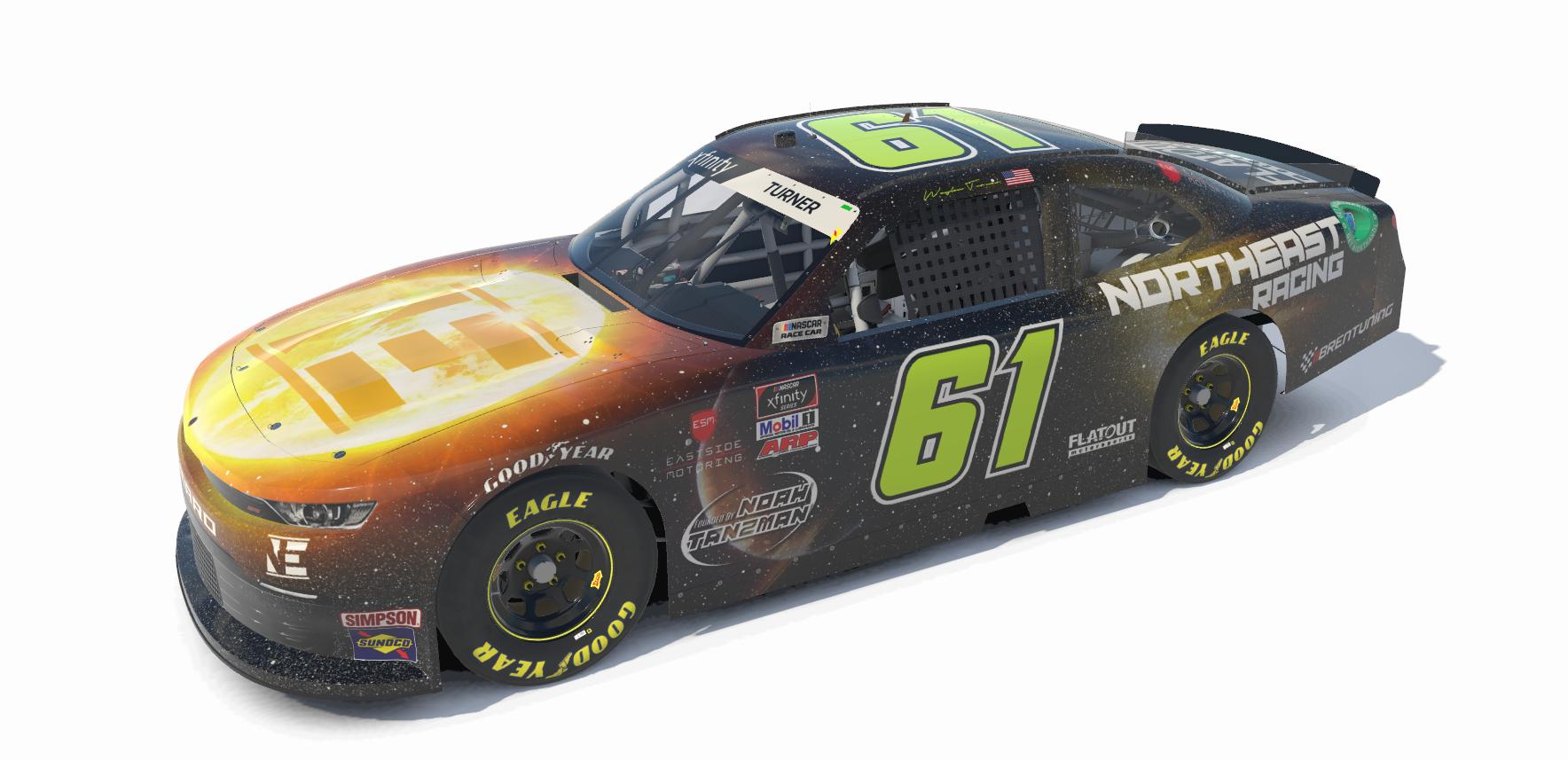 NE Racing "SPACE" NASCAR Xfinity Livery by Waylon Turner - Trading Paints