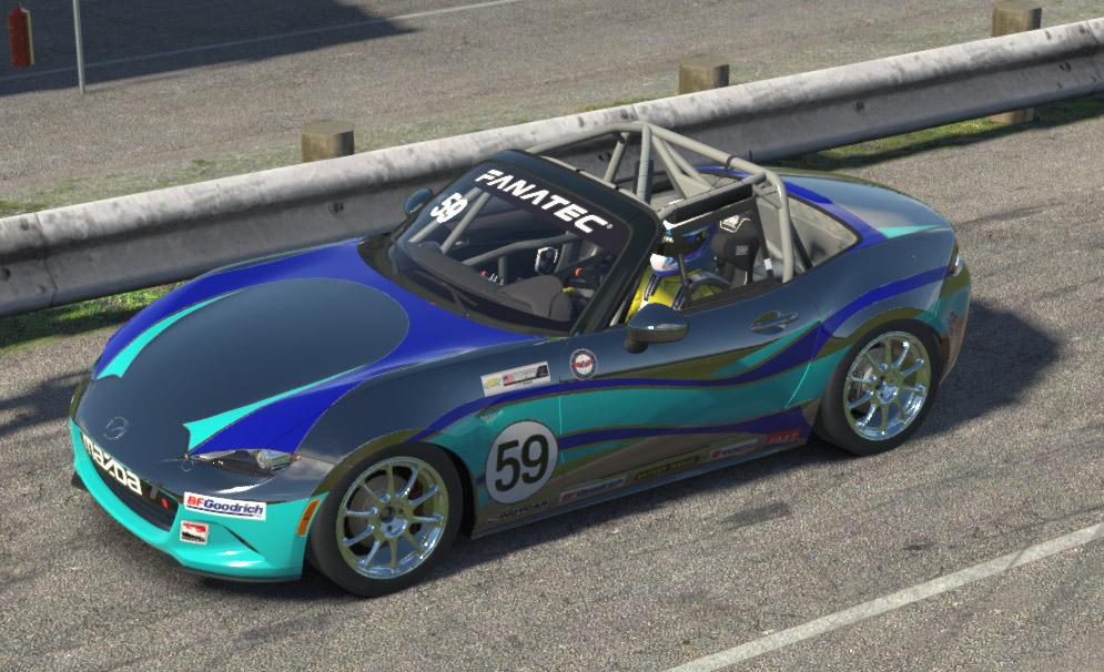 Metallic Silver MX5 by Tony Blenkinsop - Trading Paints