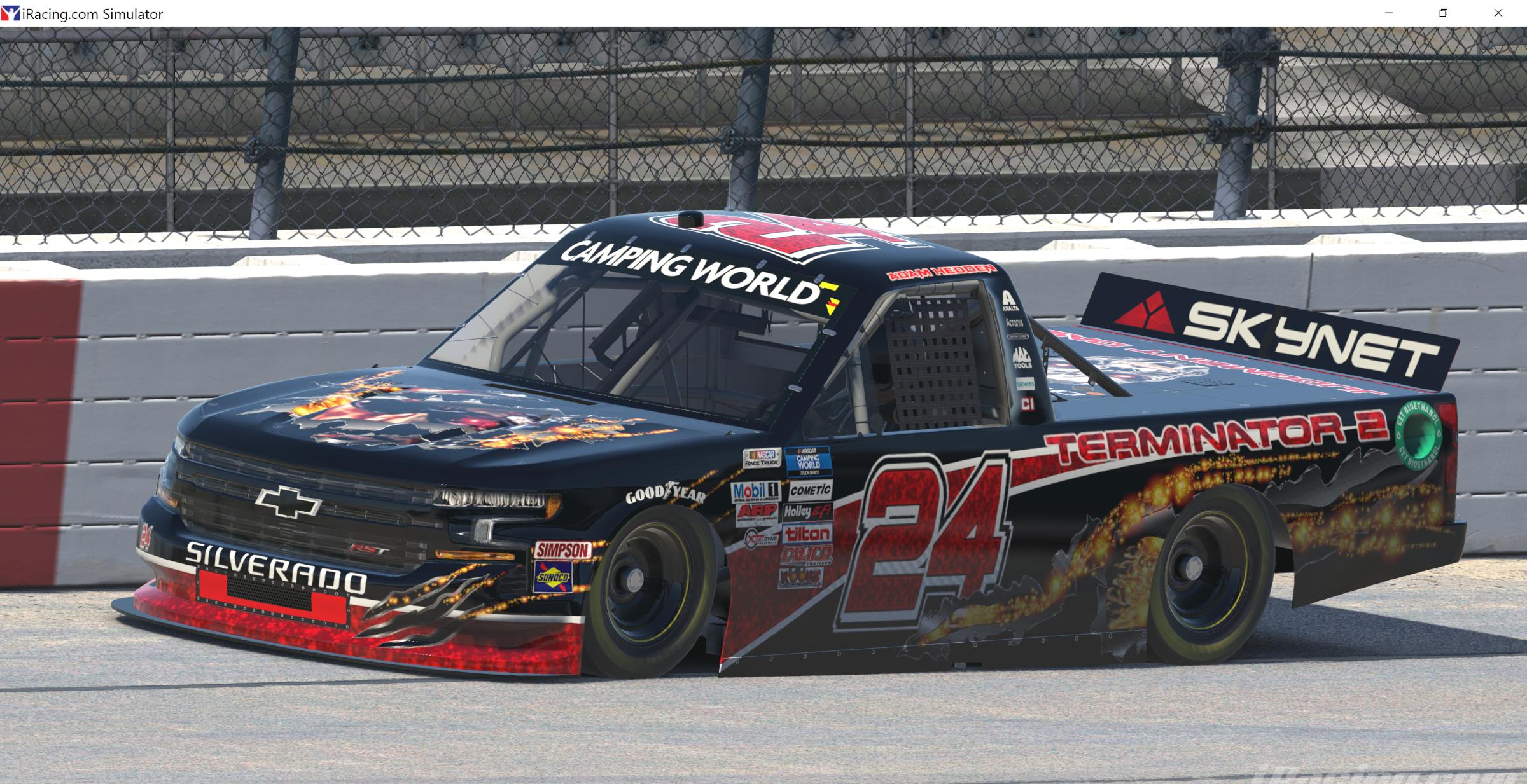 terminator skynet son1c racing chassis #24 by Nathan C. - Trading Paints