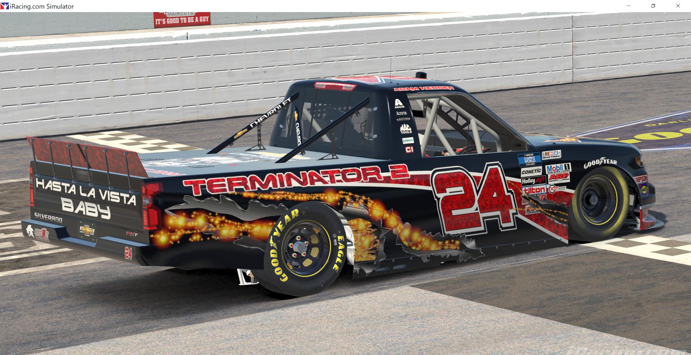 terminator skynet son1c racing chassis #24 by Nathan C. - Trading Paints