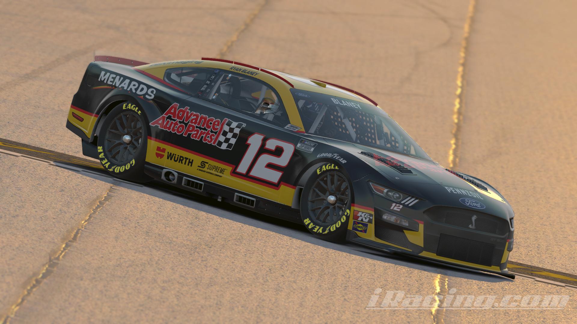 Ryan Blaney 2022 Advance Auto Parts concept with Number by Patrick ...