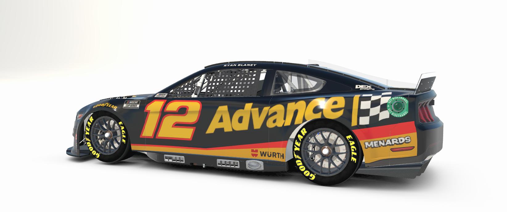 Ryan Blaney Advance Auto NextGen Custom #12 by Matt R S. - Trading Paints