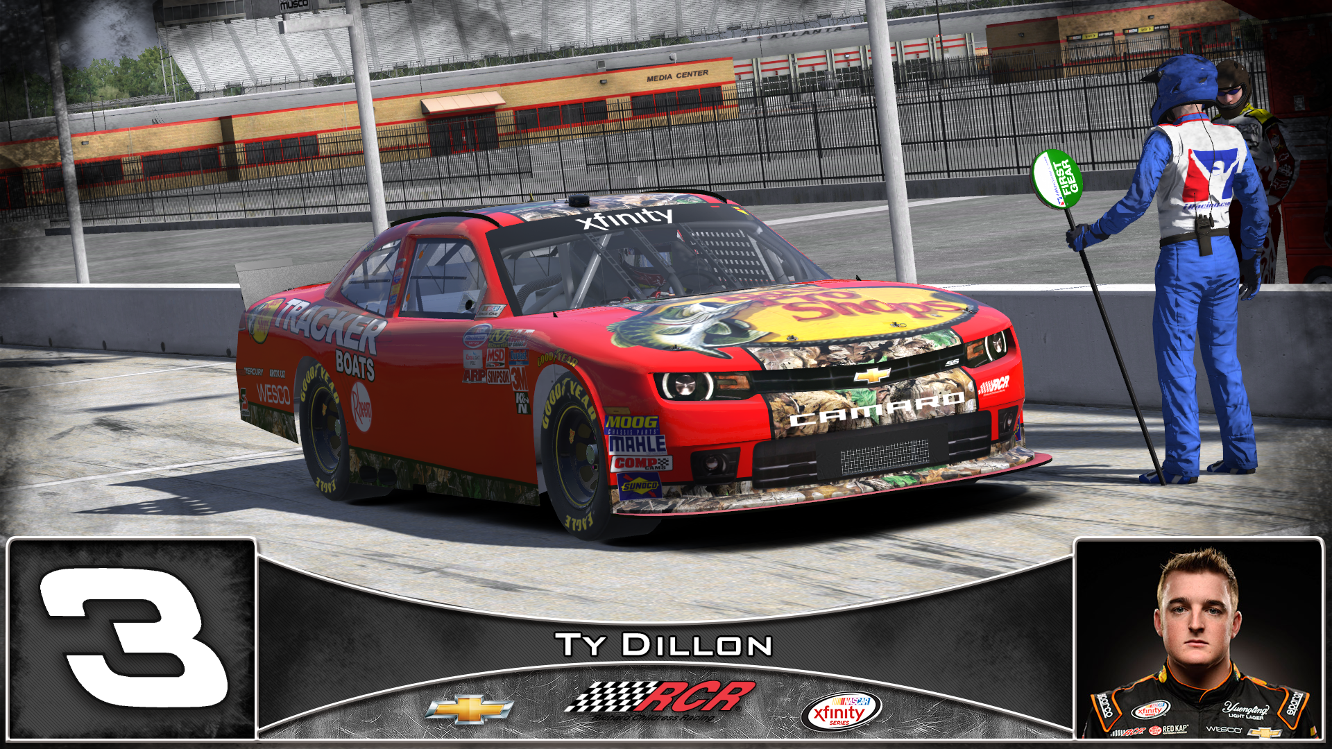 XFI #3 Ty Dillon Tracker Boats 2016 by Udo Washeim - Trading Paints