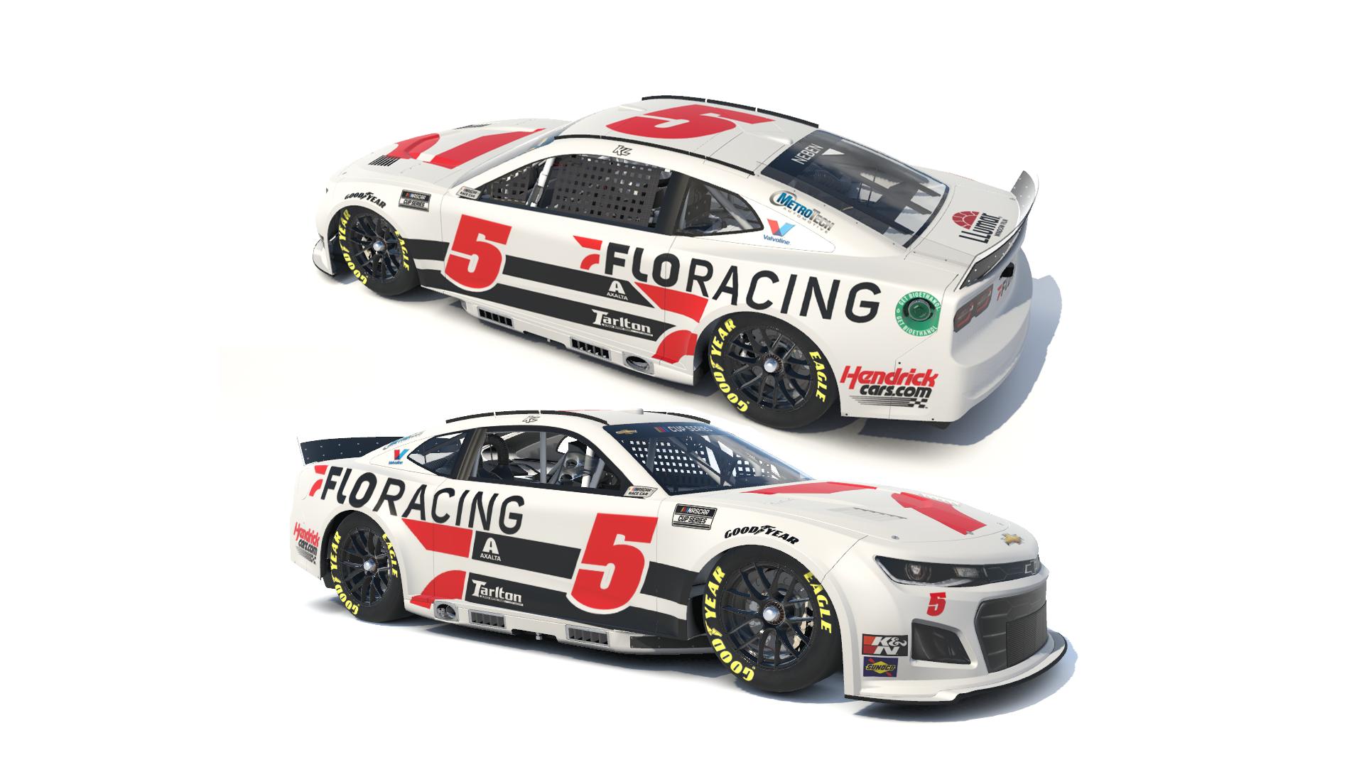 Flo Racing / Kyle Larson by Nick Neben - Trading Paints