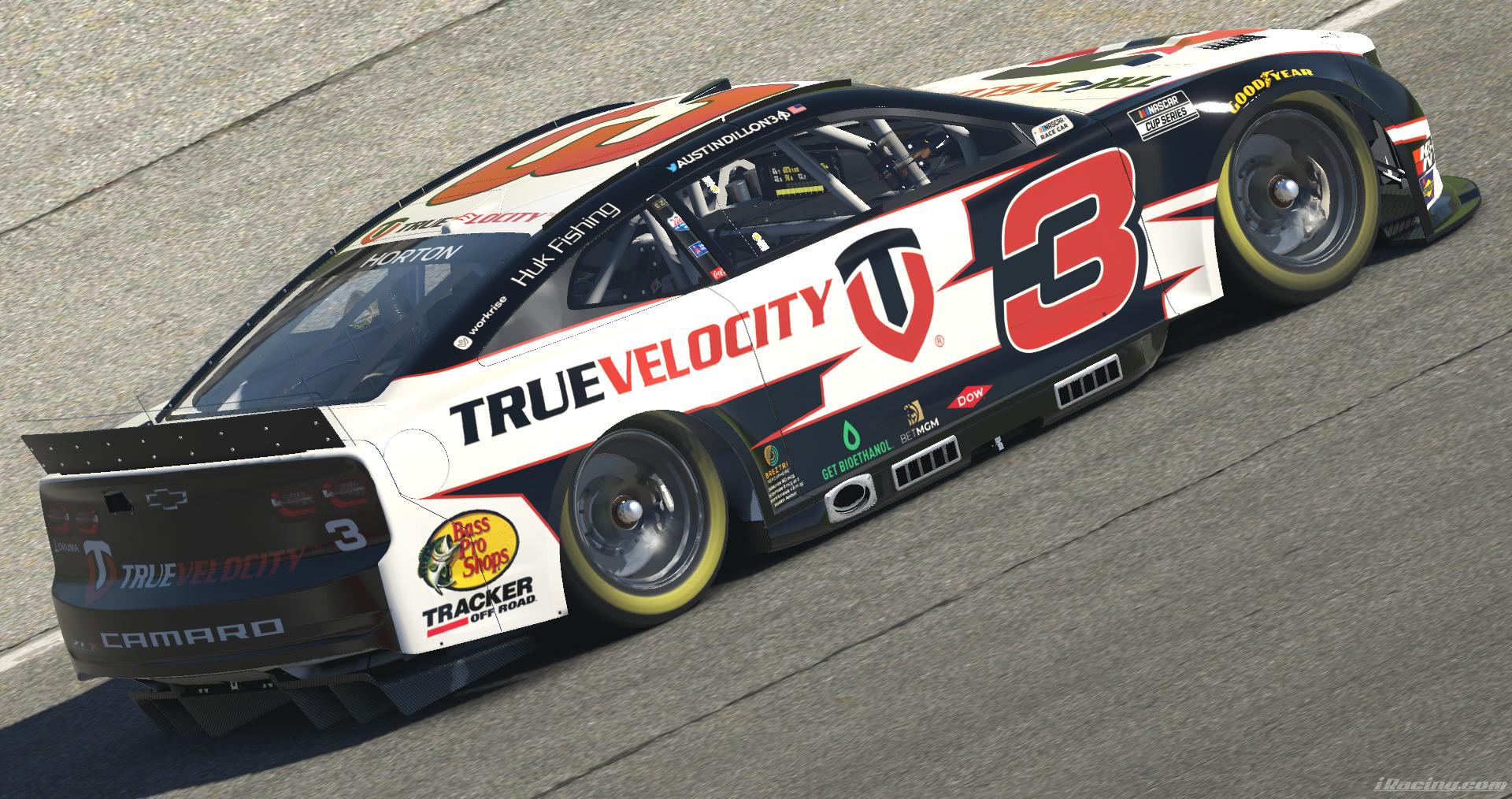 2022 Austin Dillon TrueVelocity Camaro by Ben Horton - Trading Paints