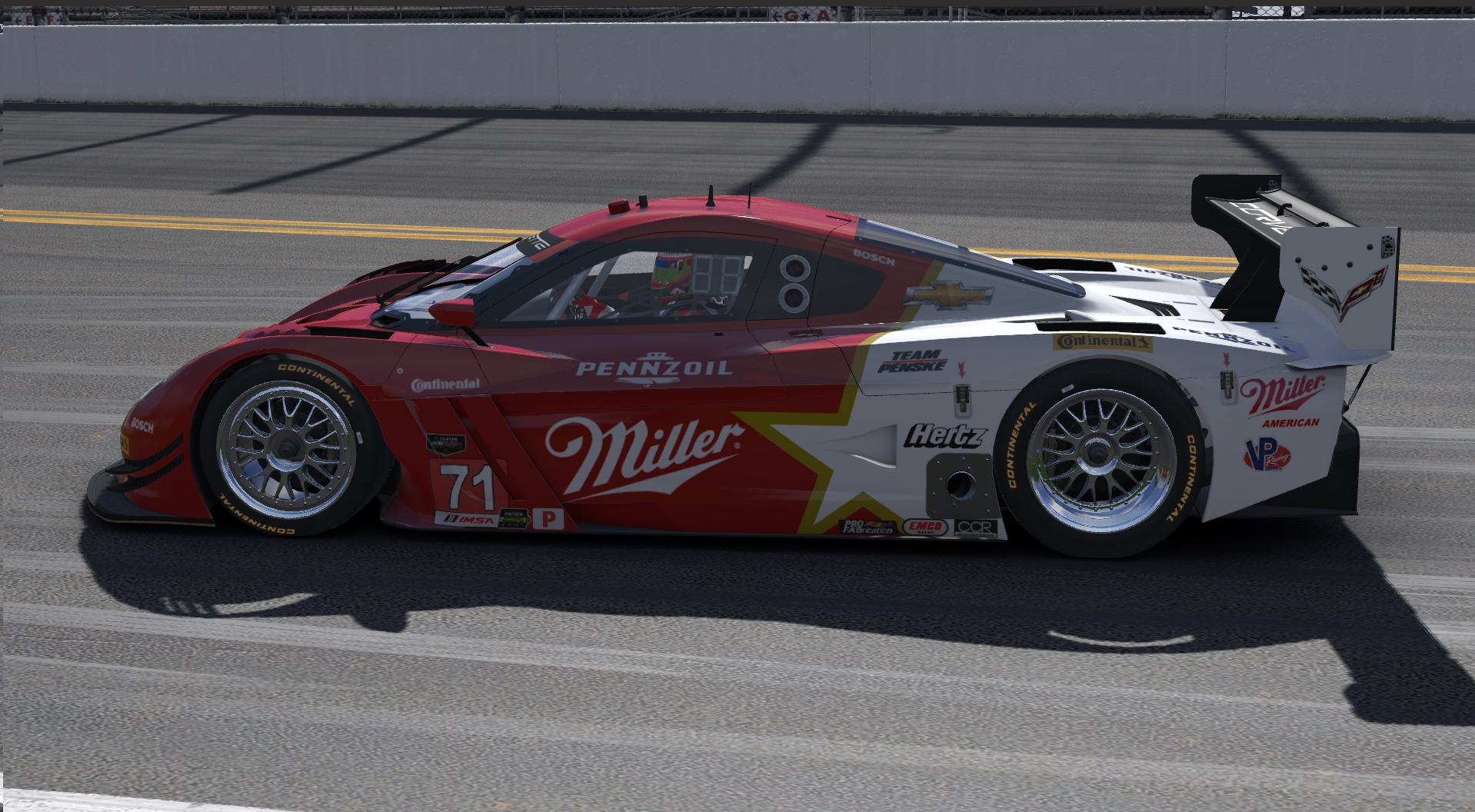 Miller American Daytona Prototype by John Paquin - Trading Paints