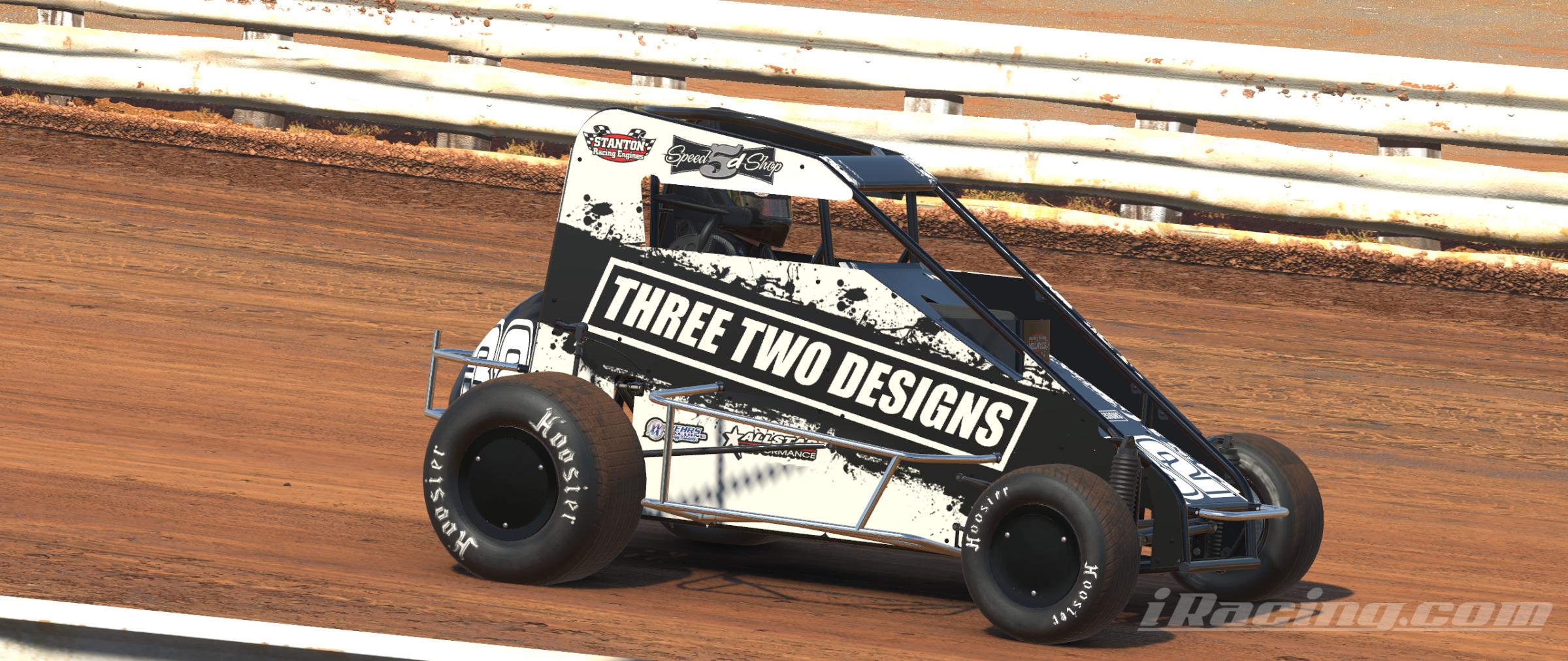 three two designs midget 2022 by Danny ODell - Trading Paints