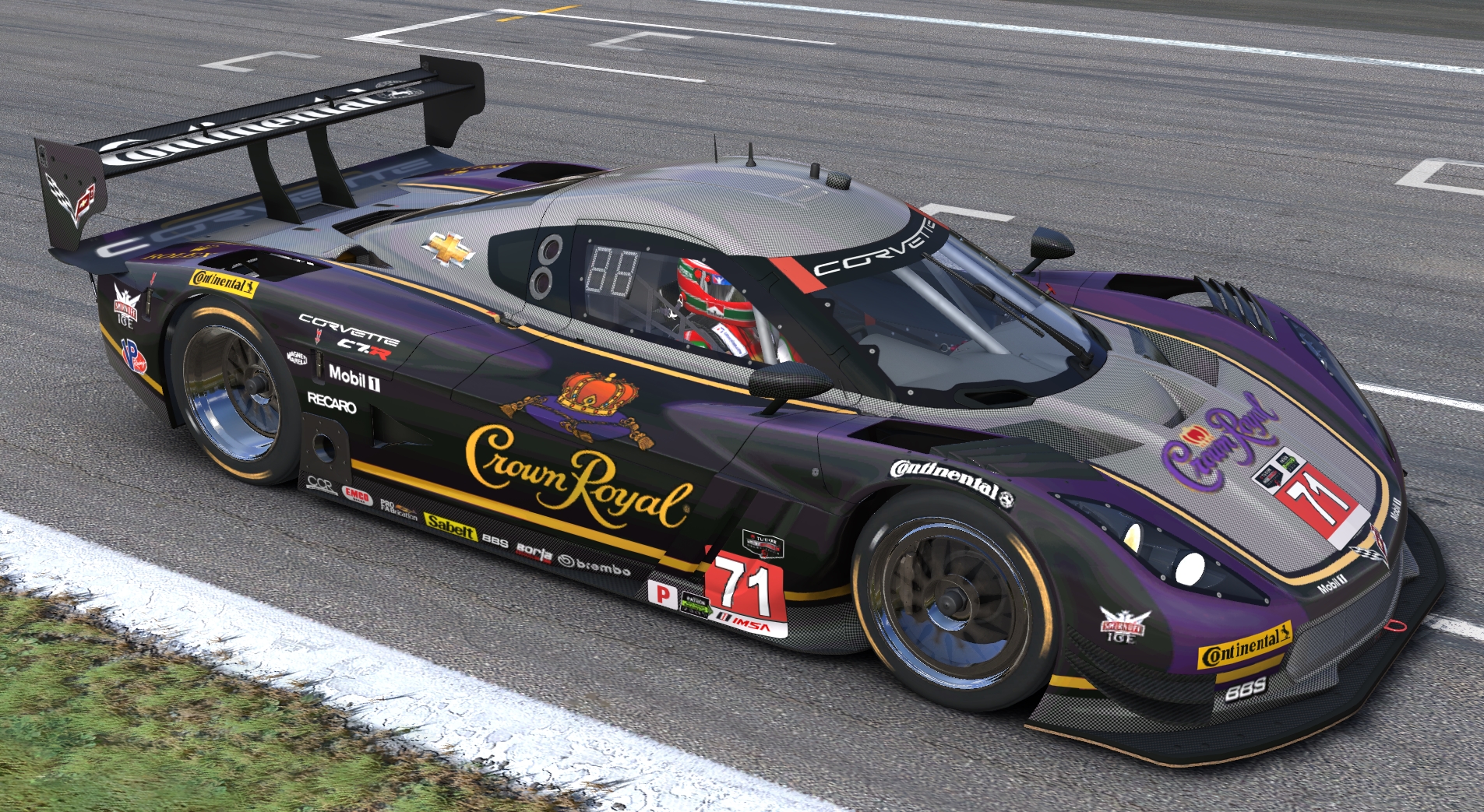 Fictional Crown Royal C7R by John Paquin - Trading Paints
