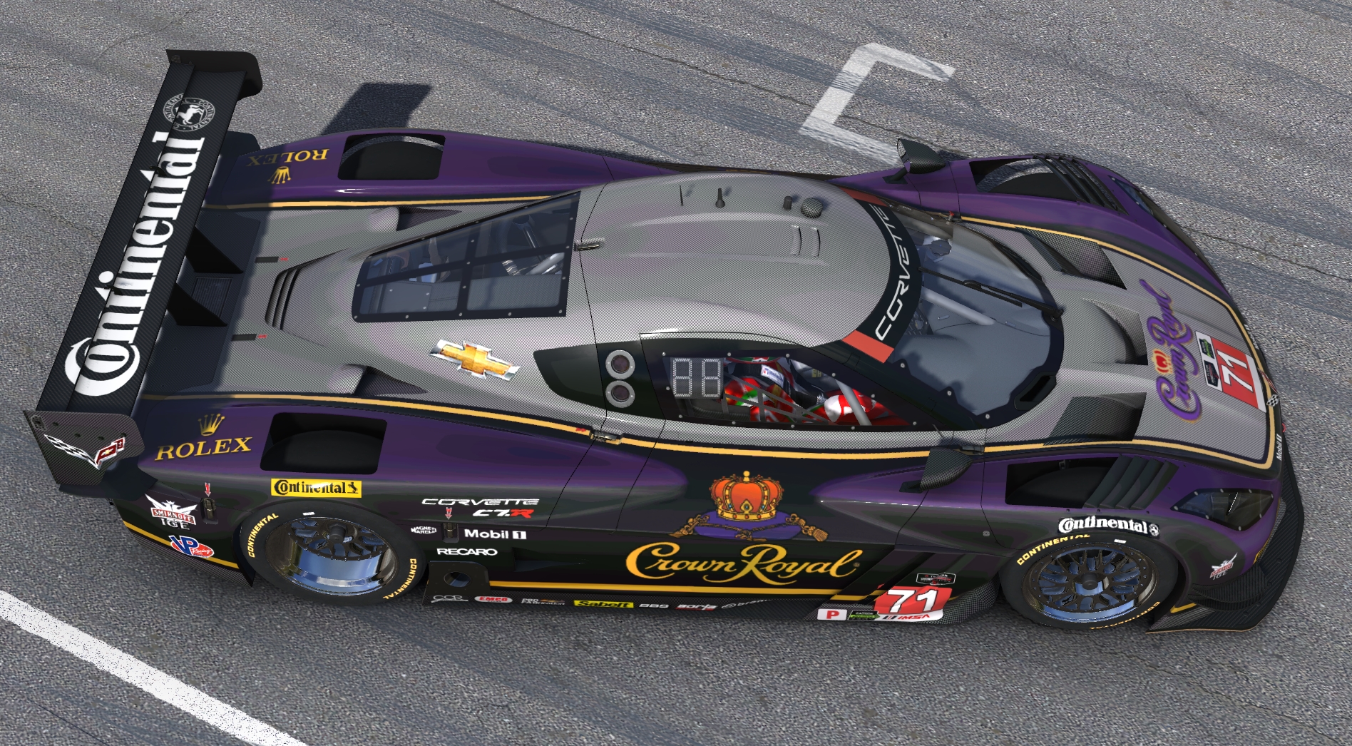 Fictional Crown Royal C7R by John Paquin - Trading Paints