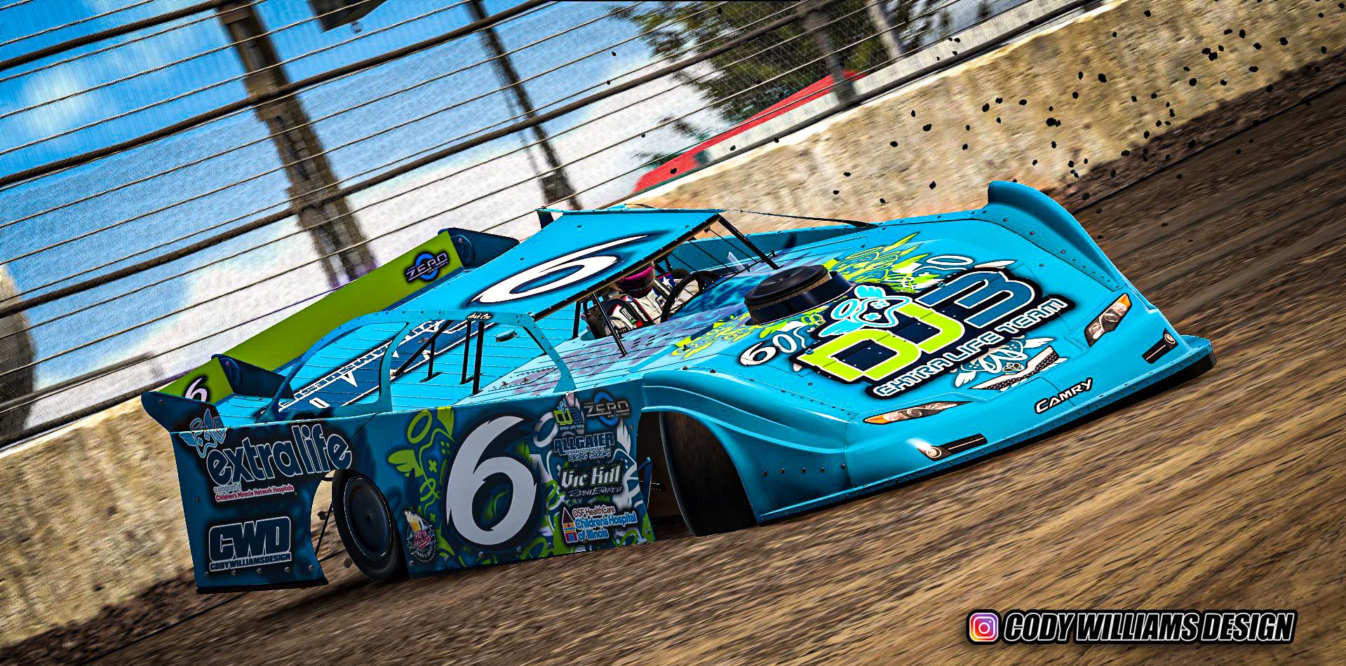 Josh Cox Dirt Late Model! by Cody G Williams - Trading Paints