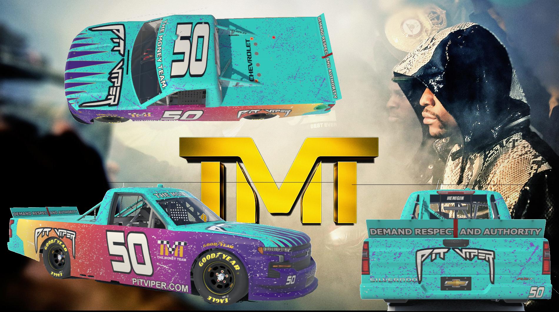 The Money Team Racing Pit Viper Silverado by Kermit Henne - Trading Paints