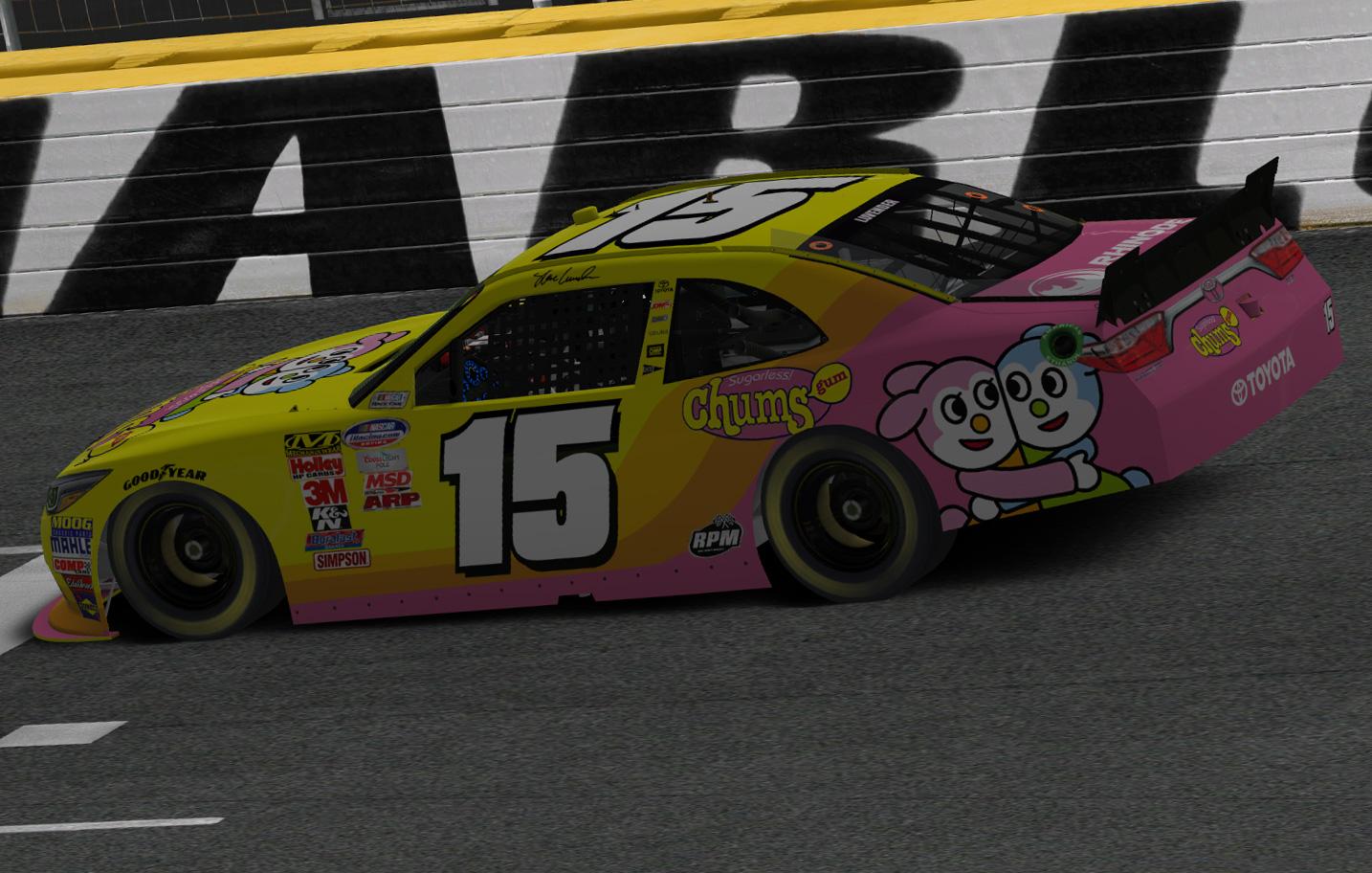 Sugarless Chums Gum Throwback by Steve Luvender - Trading Paints