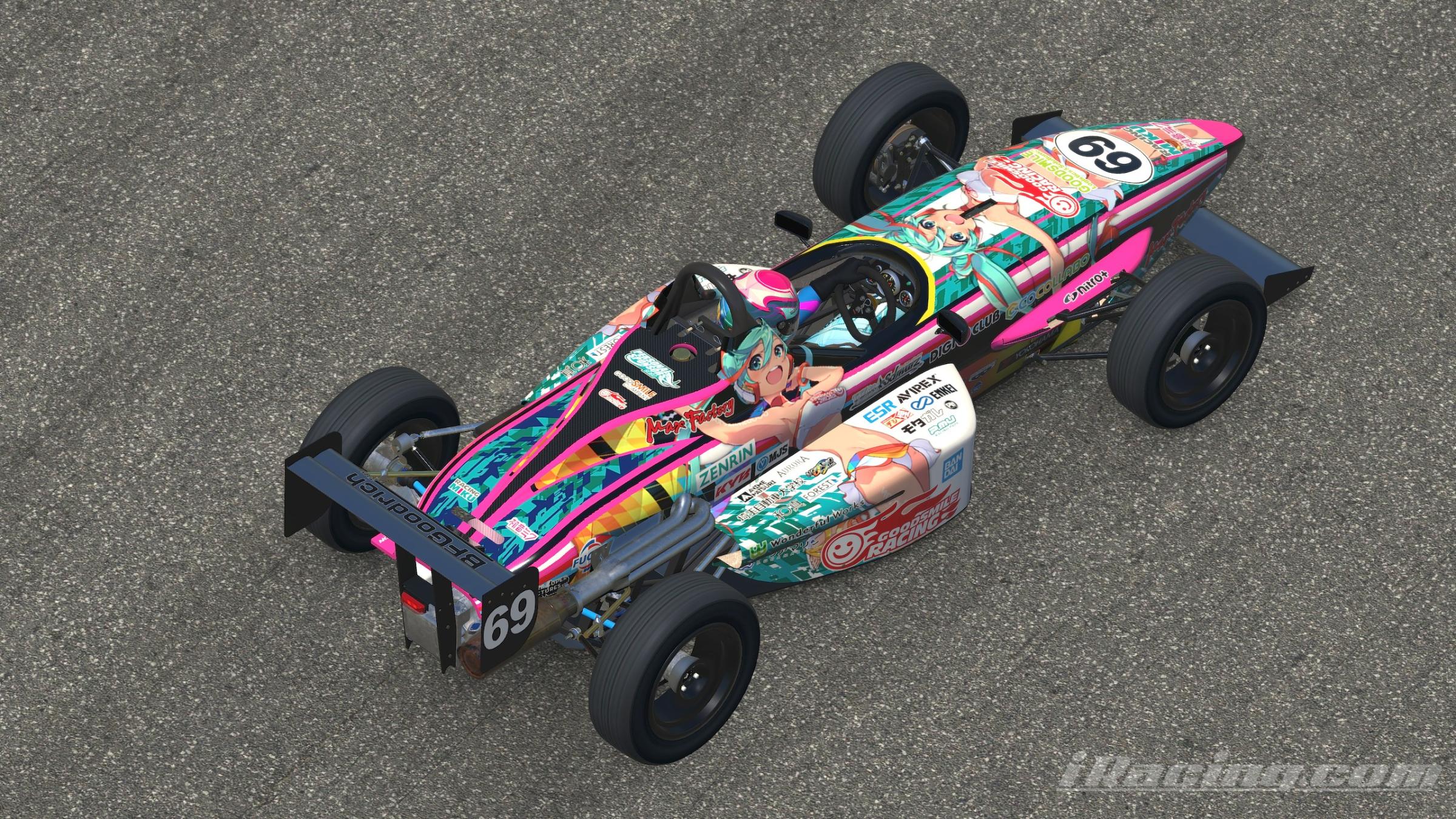 Goodsmile Racing Hatsune Miku - Skip Barber Formula 2000 by Jake Gaudet ...